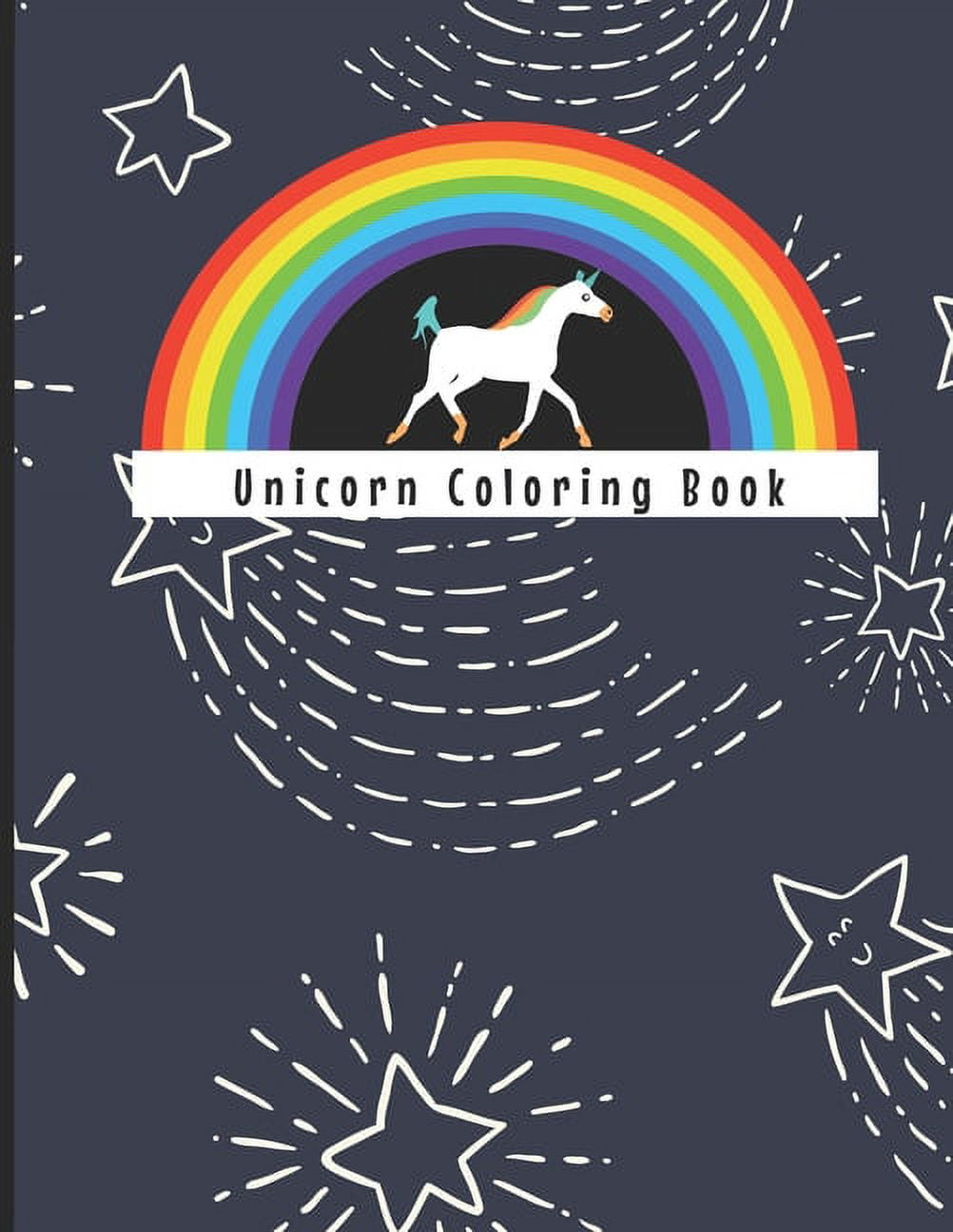 Unicorn Coloring Book: 8.5x11, 40 Unique Unicorn Coloring Activity Book ...