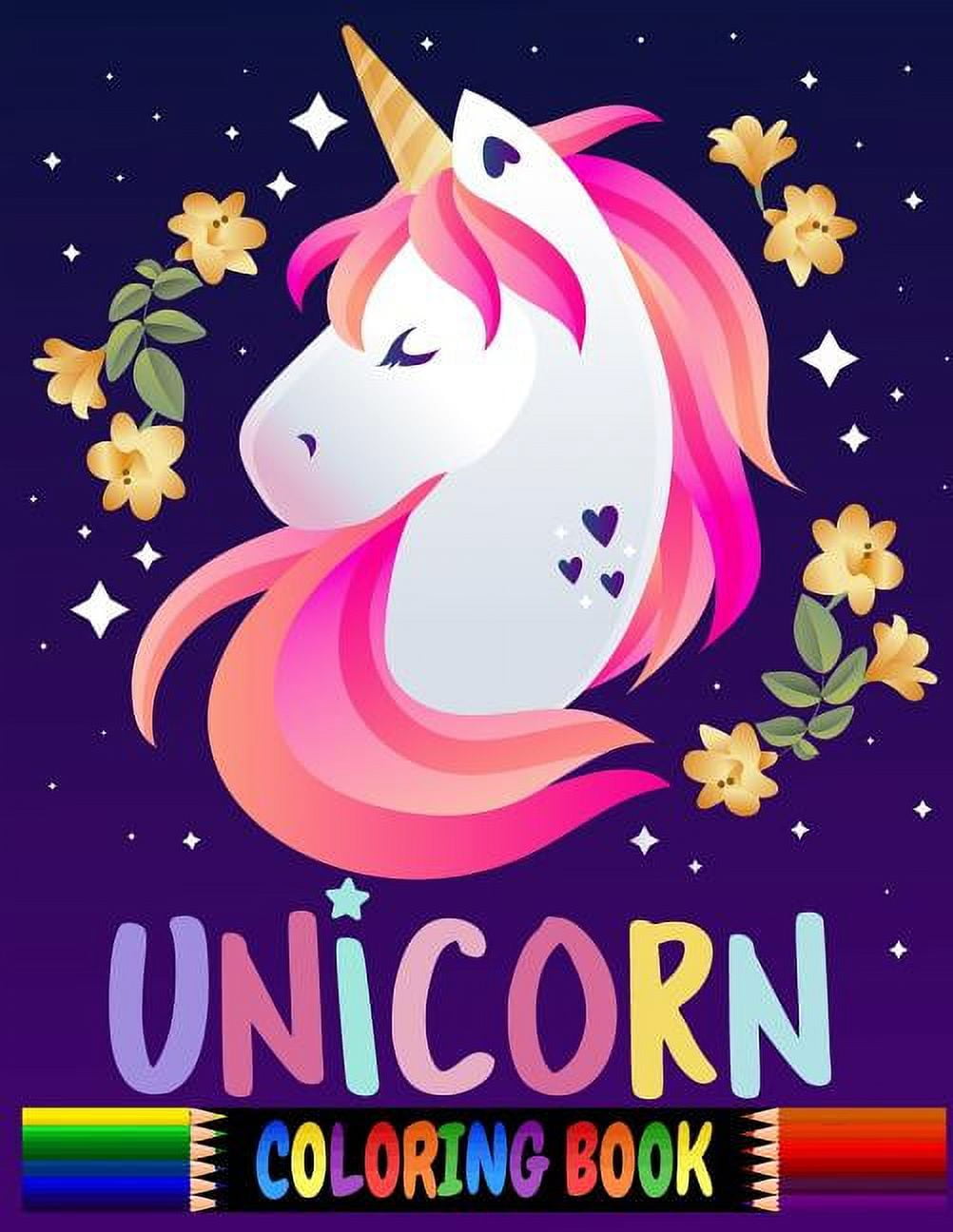Unicorn Coloring Book: An Easy Unicorn Color Activities Book for All ...