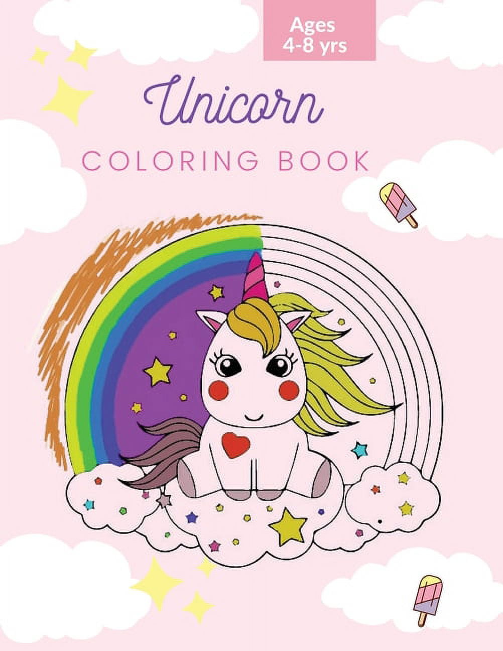 Unicorn Coloring Book: Unicorn Coloring Book for Kids: Magical Unicorn ...