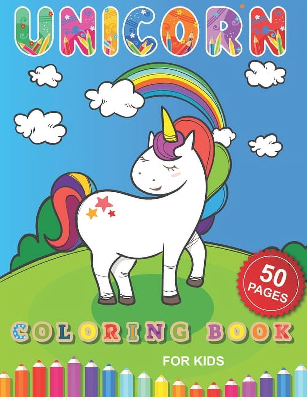 Unicorn Coloring Book: Color Unicorn (Paperback) - Walmart.com