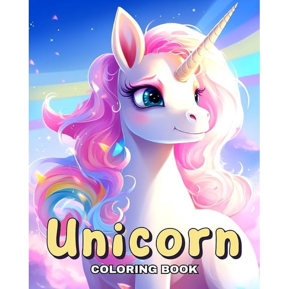Unicorn Coloring Book: Cute and Magical Unicorn Coloring Pages for ...