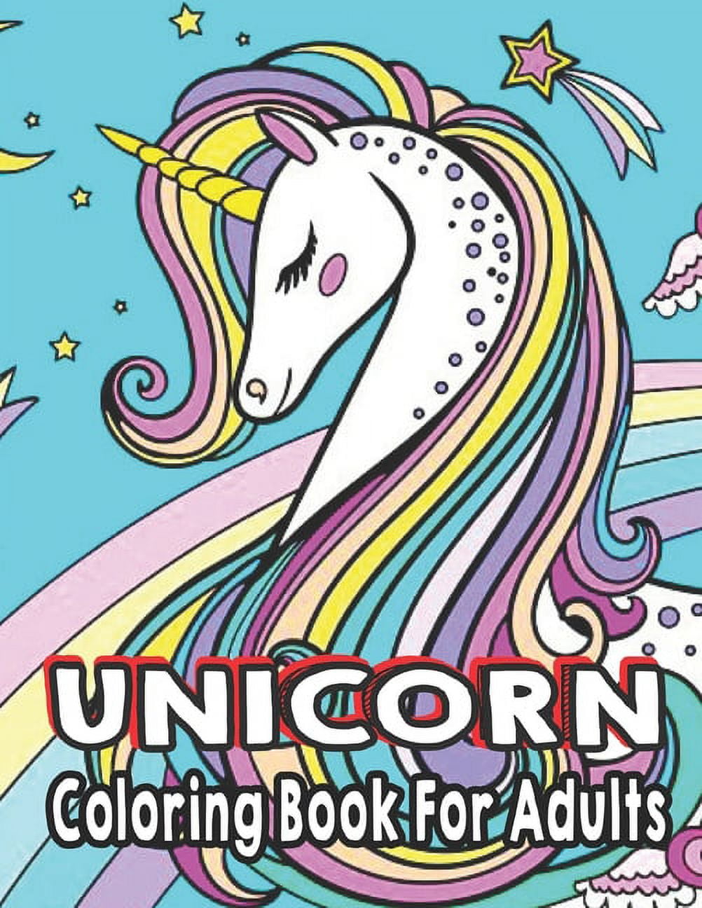 adult colouring book unicorn coloring