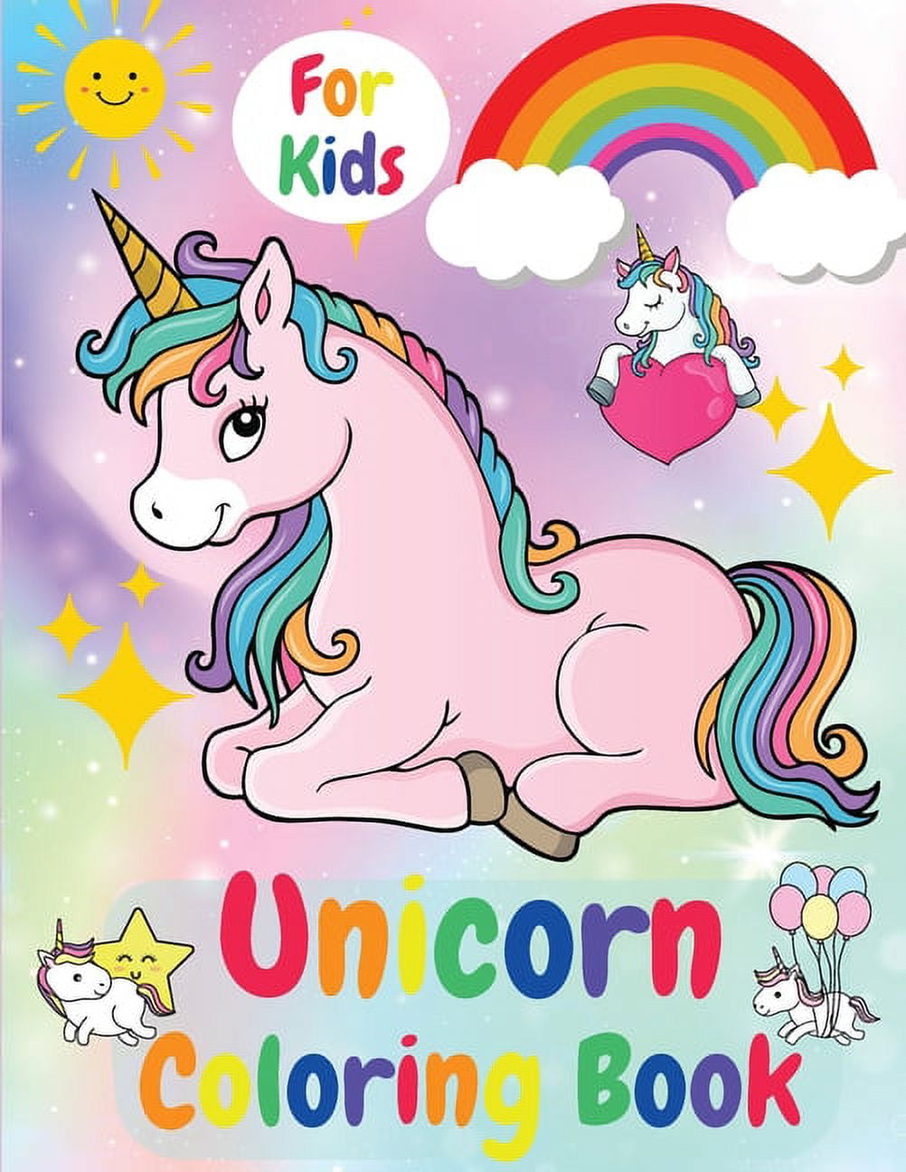Unicorn Coloring Book For Kids: Ages 4 -8 | Activity Book for kids ...