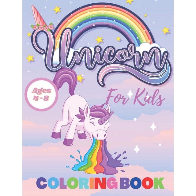 Unicorn Coloring Book For Kids Ages 4-8: The Magical Unicorn Colouring ...