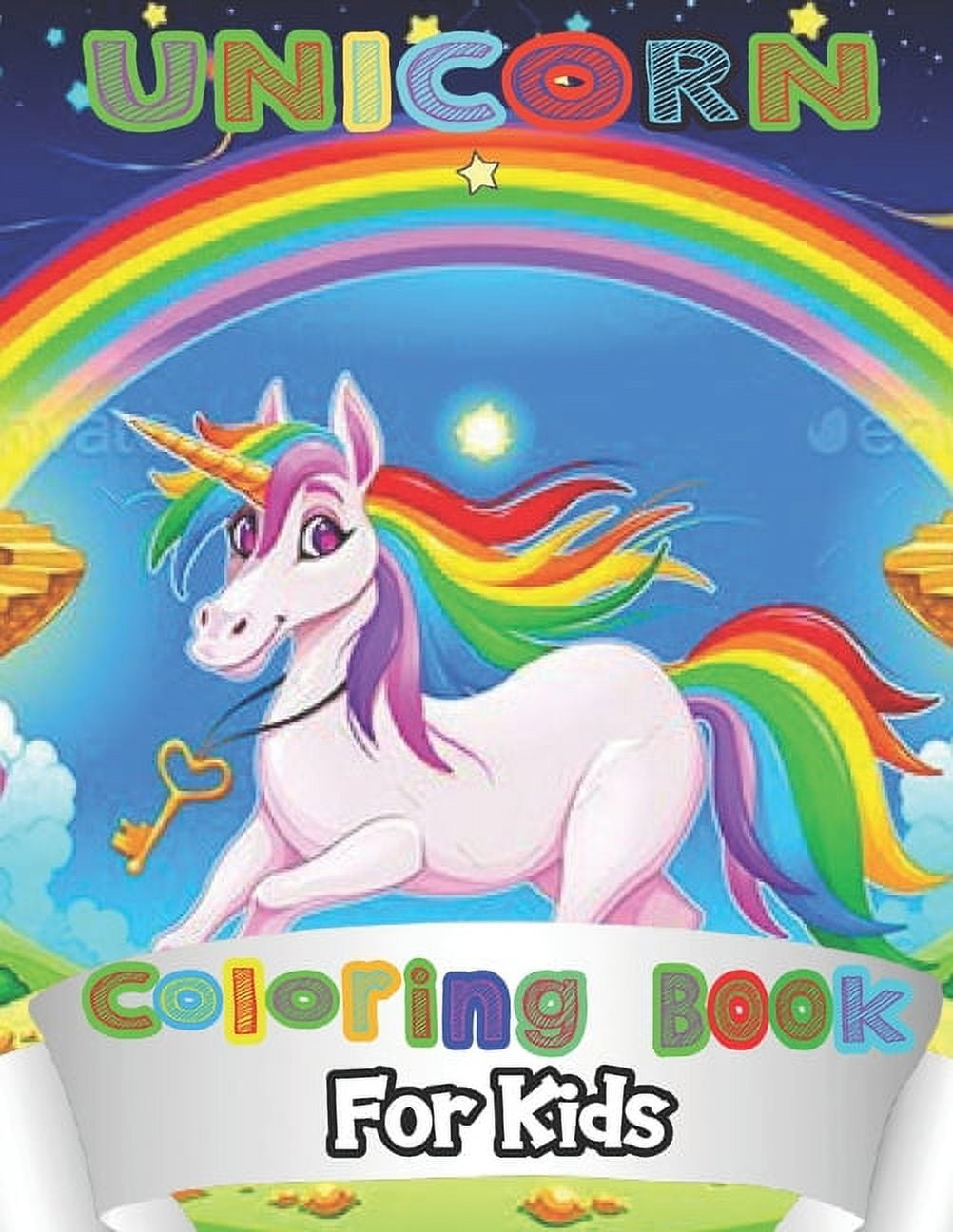 Unicorn Coloring Book For Kids: Unicorns Coloring Book! - Walmart.com