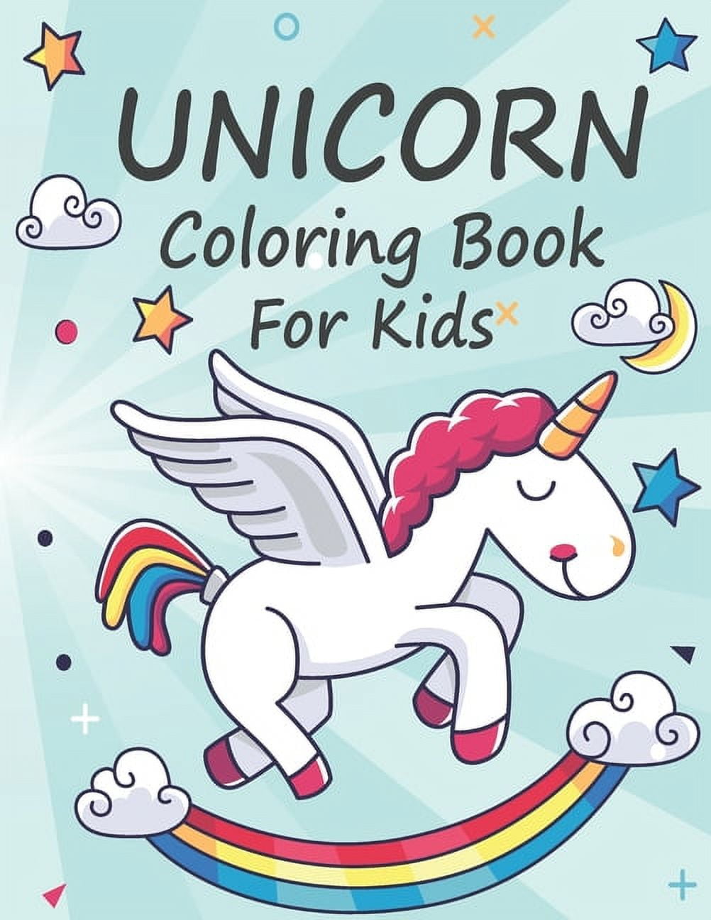 Unicorn Coloring Book For Kids: A cute Coloring Book with Magical ...