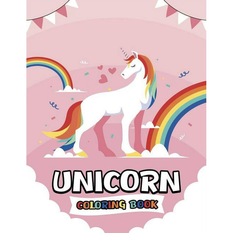 simple unicorn colouring