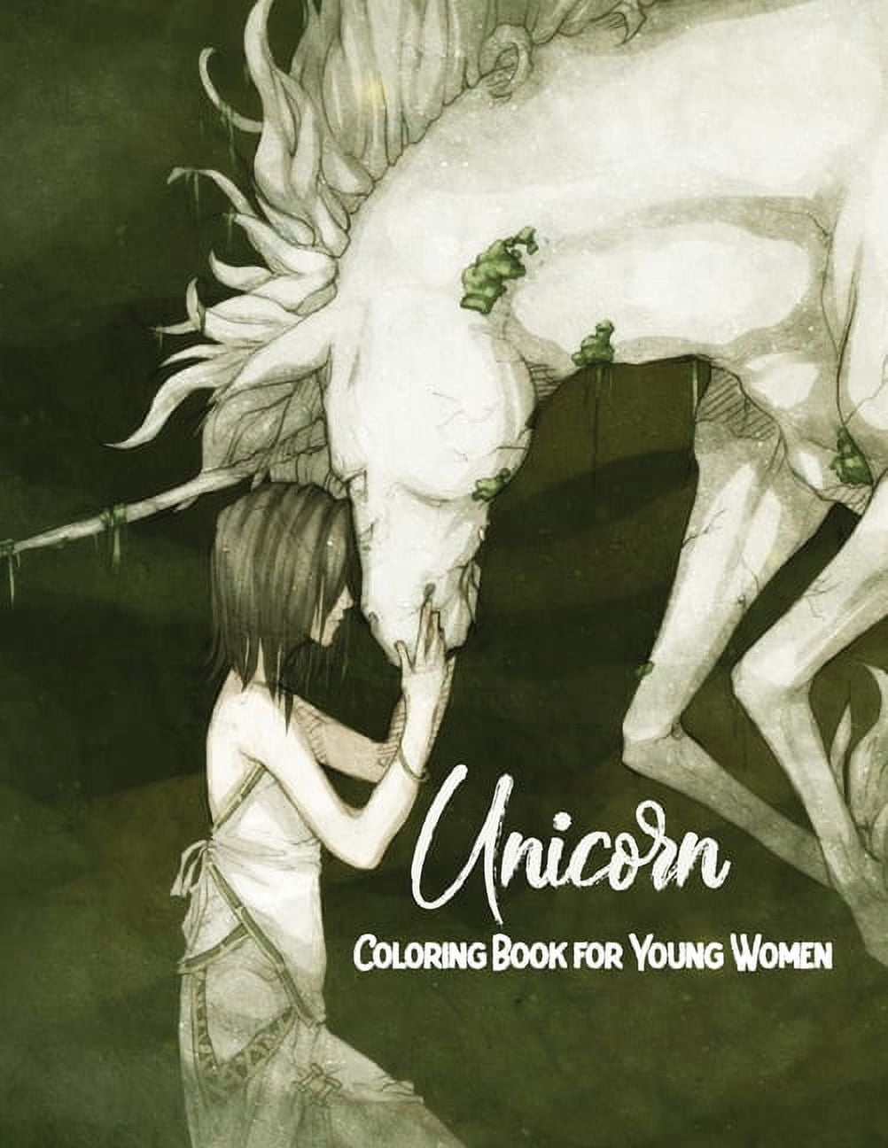 Unicorn Coloring Book for Young Women: A Funny Unicorn Coloring Book for Young Women - Beautiful ...