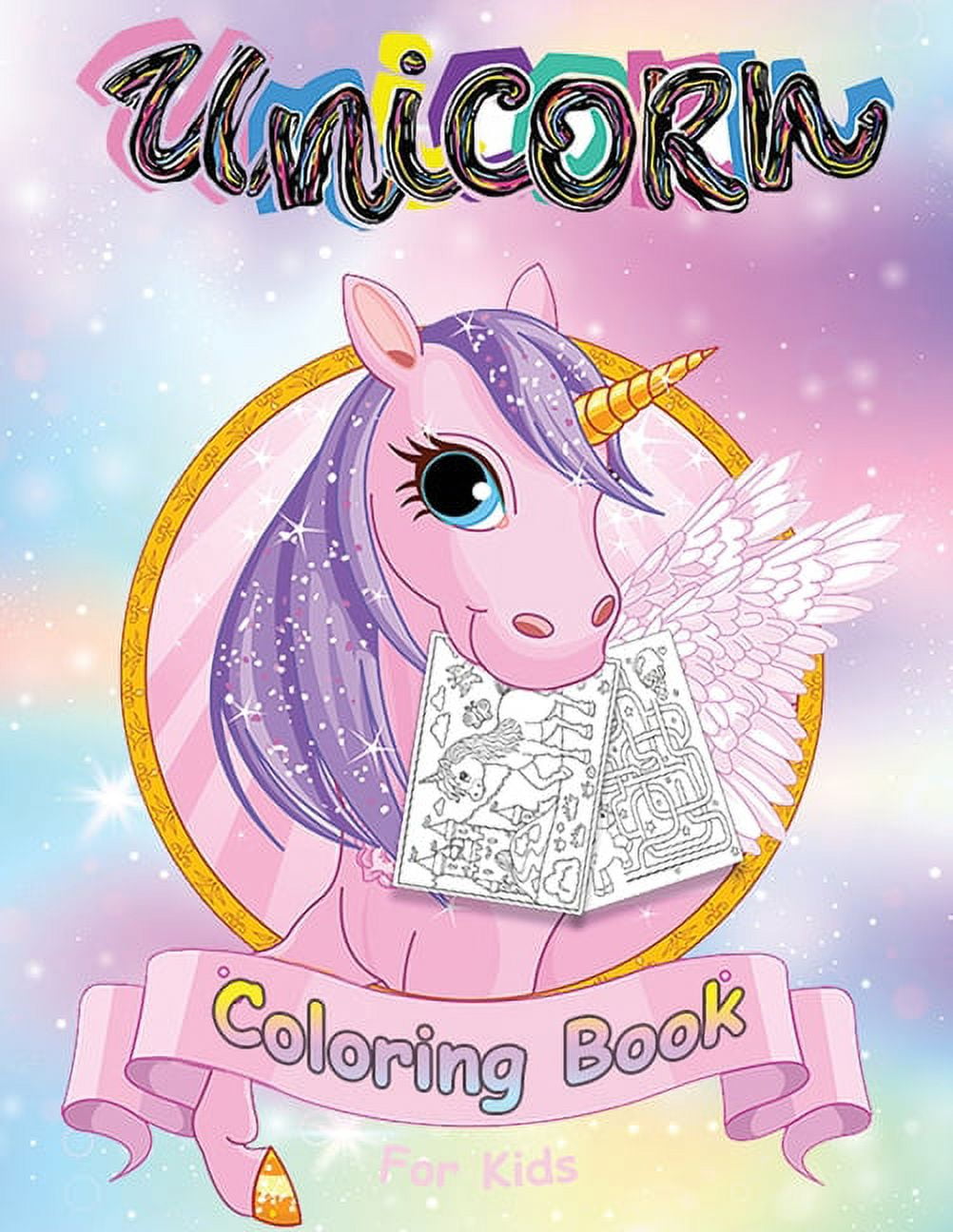Unicorn Coloring Book for Kids Ages 4-8 : Magical Collection of ...