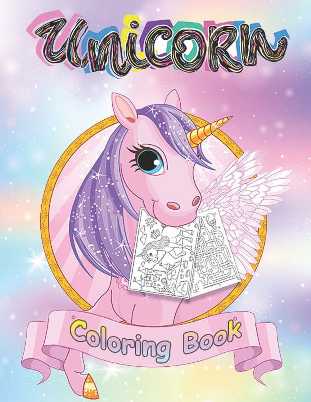 Unicorn Coloring Book for Kids Ages 4-8 : Magical Collection of ...