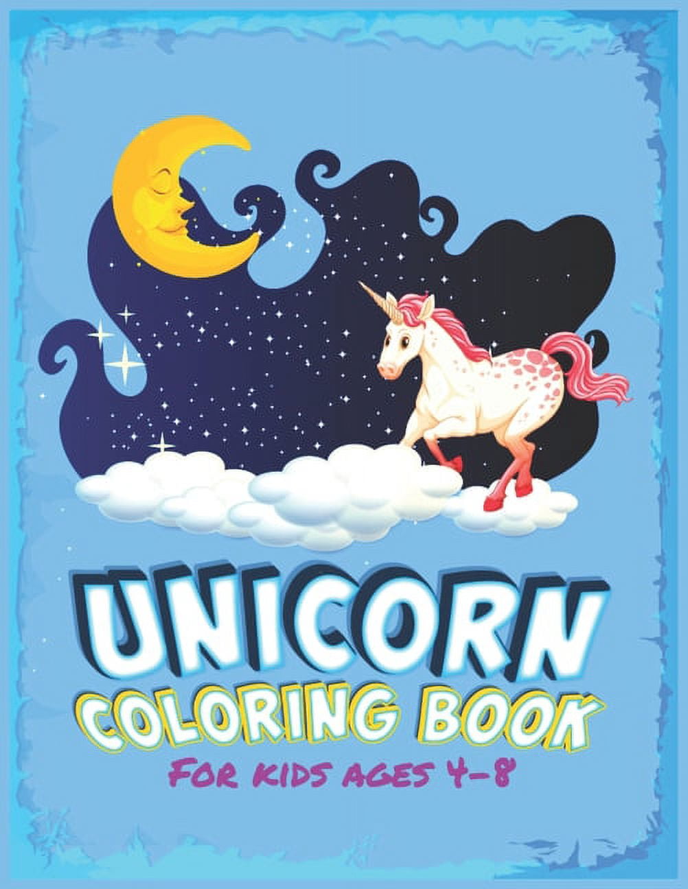 Unicorn Coloring Book for Kids Ages 4-8: Magical Personalized School ...