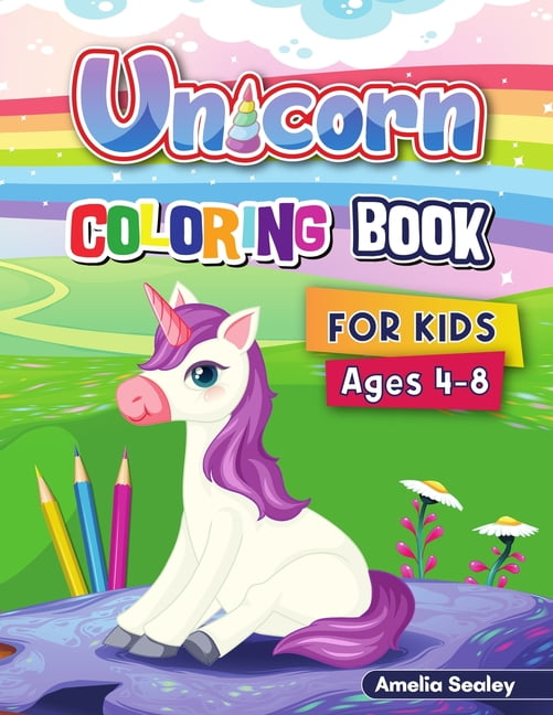 Unicorn Coloring Book for Kids: Unicorn Coloring Pages, Magical Unicorn ...