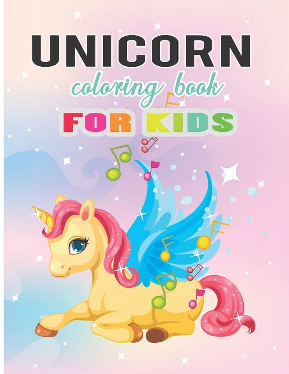 Unicorn Coloring Book for Kids: cute unicorns coloring book for kids ...