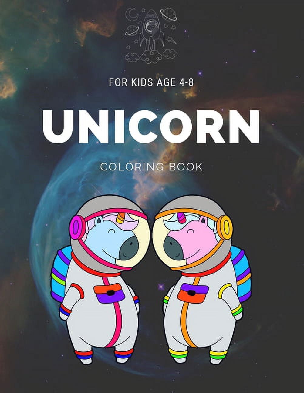 Unicorn Coloring book for kids age 4-8: My first unicorn coloring books ...
