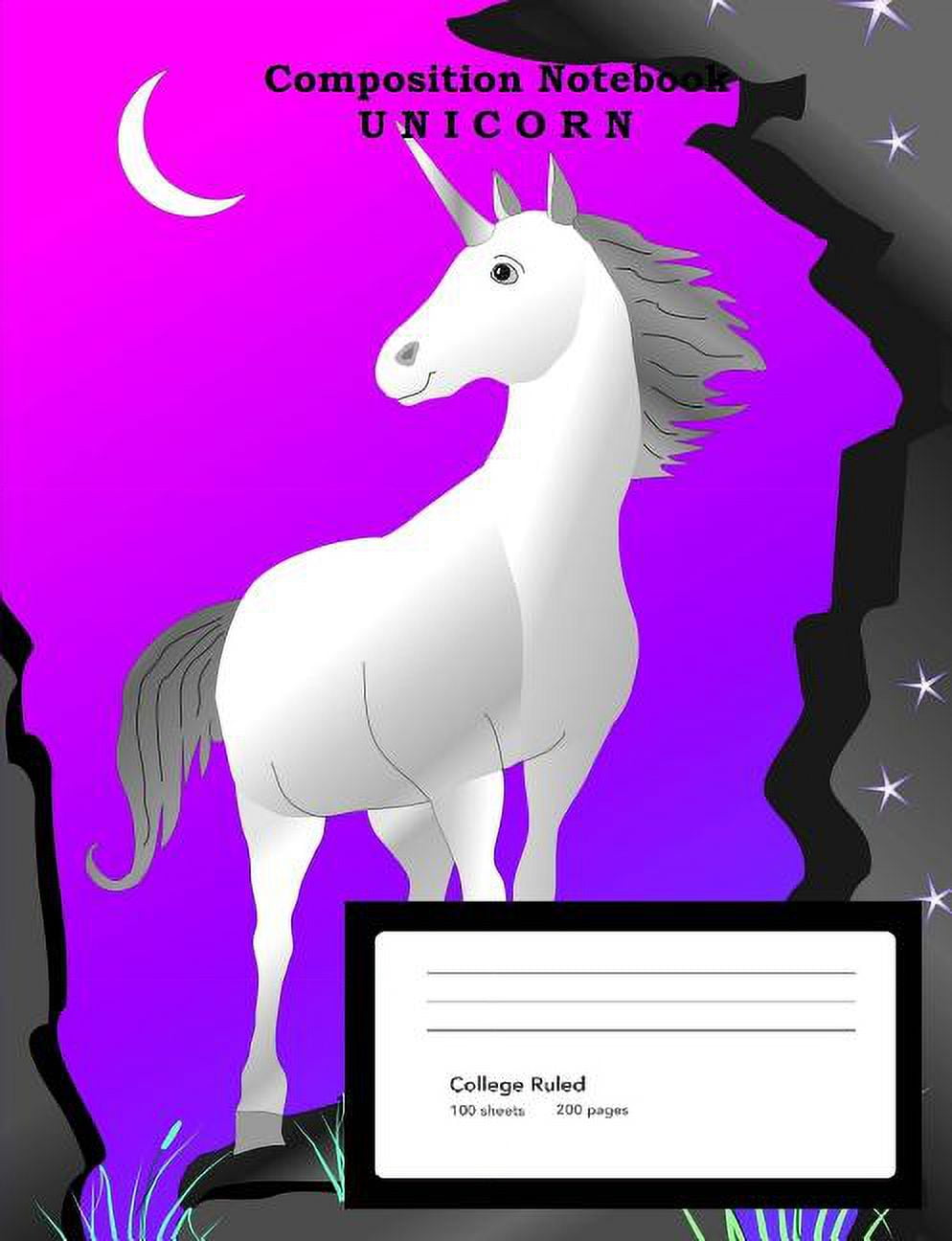 Unicorn Composition Notebook (Paperback) - Walmart.com
