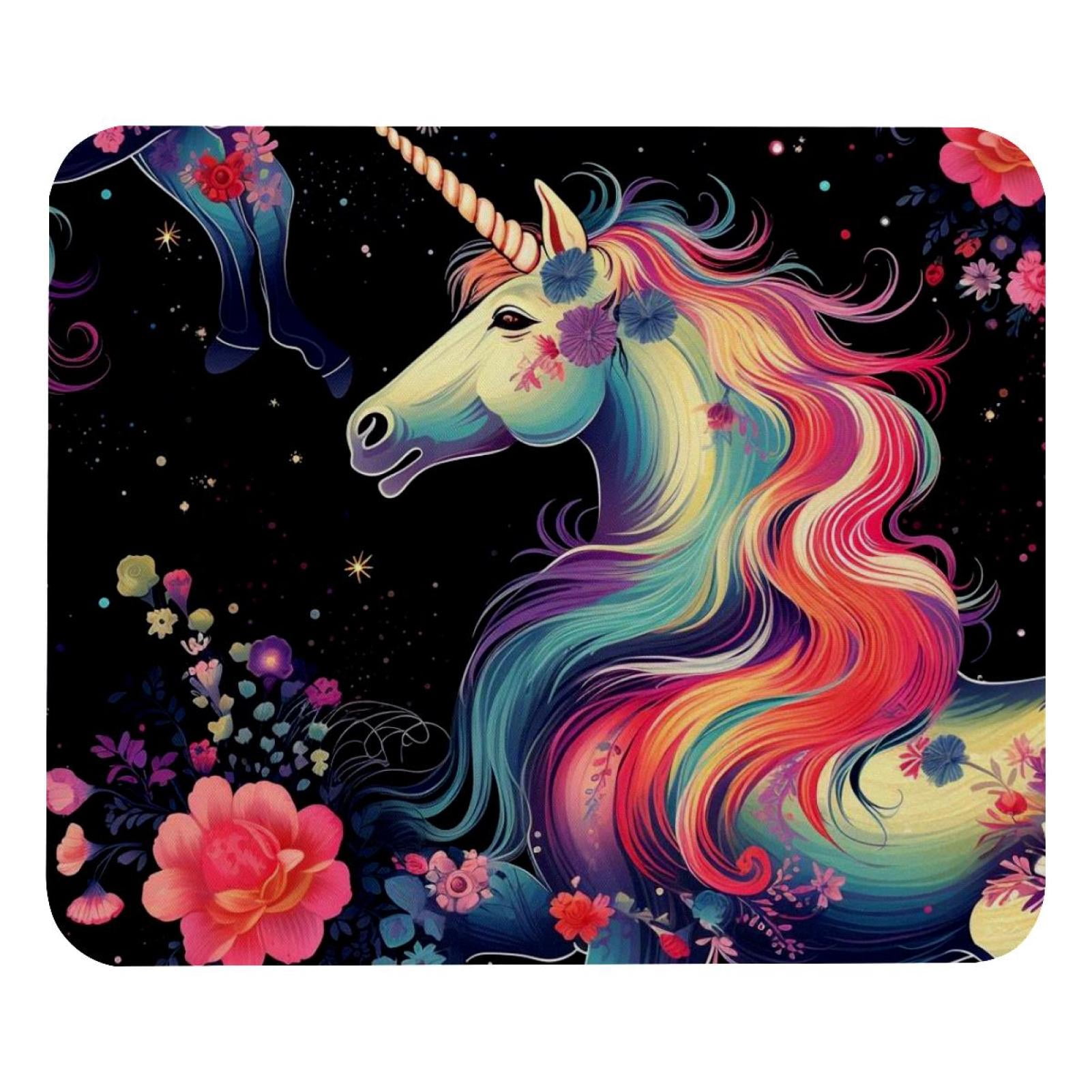 Unicorn Computer Mouse Pad,Rubber Mouse Mat for Gaming, Office, Laptop ...