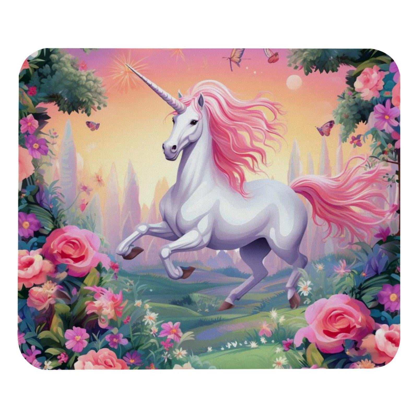 Unicorn Computer Mouse Pad,Rubber Mouse Mat for Gaming, Office, Laptop ...