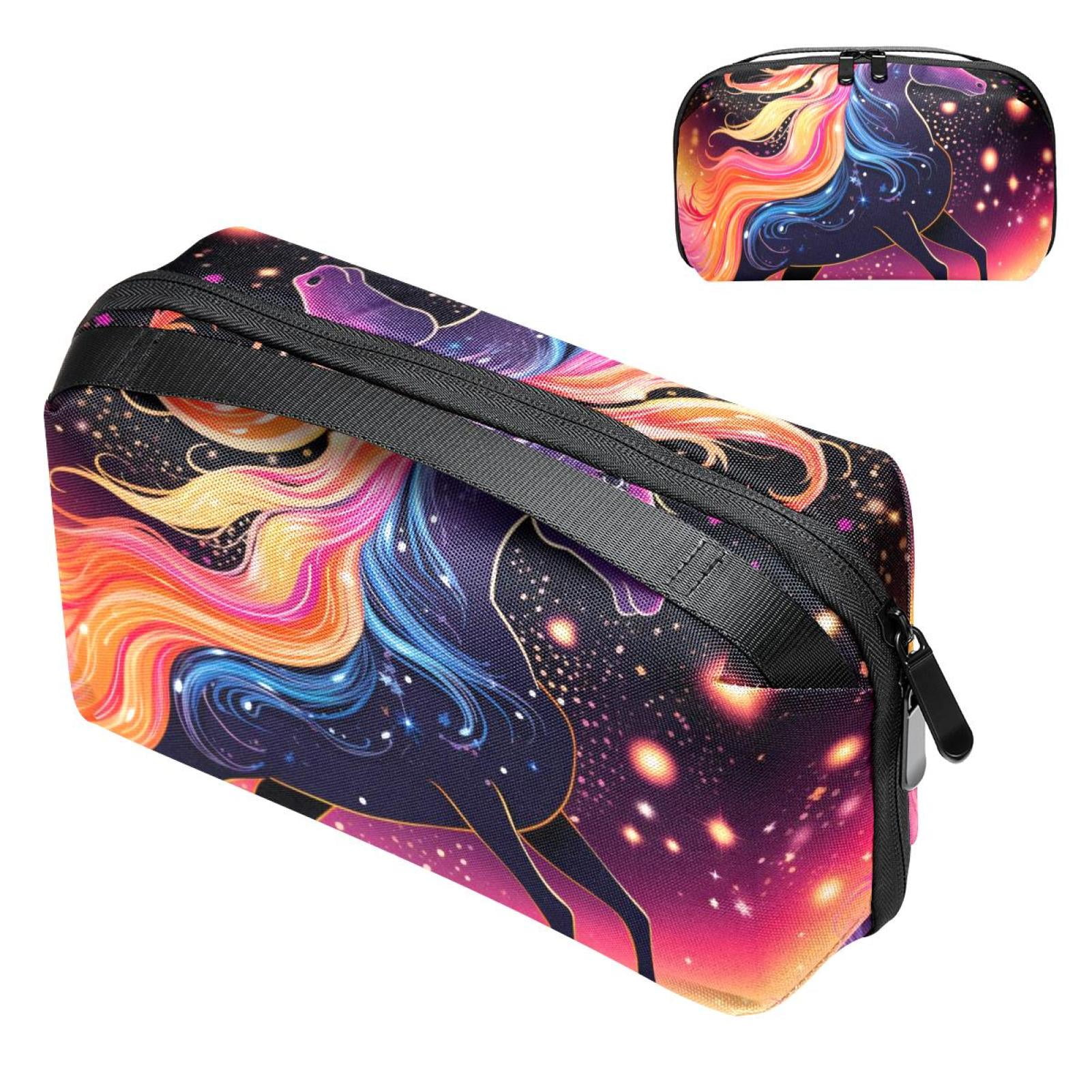 Unicorn Digital Bag Organizer Travel Case with Oxford Fabric Waterproof ...