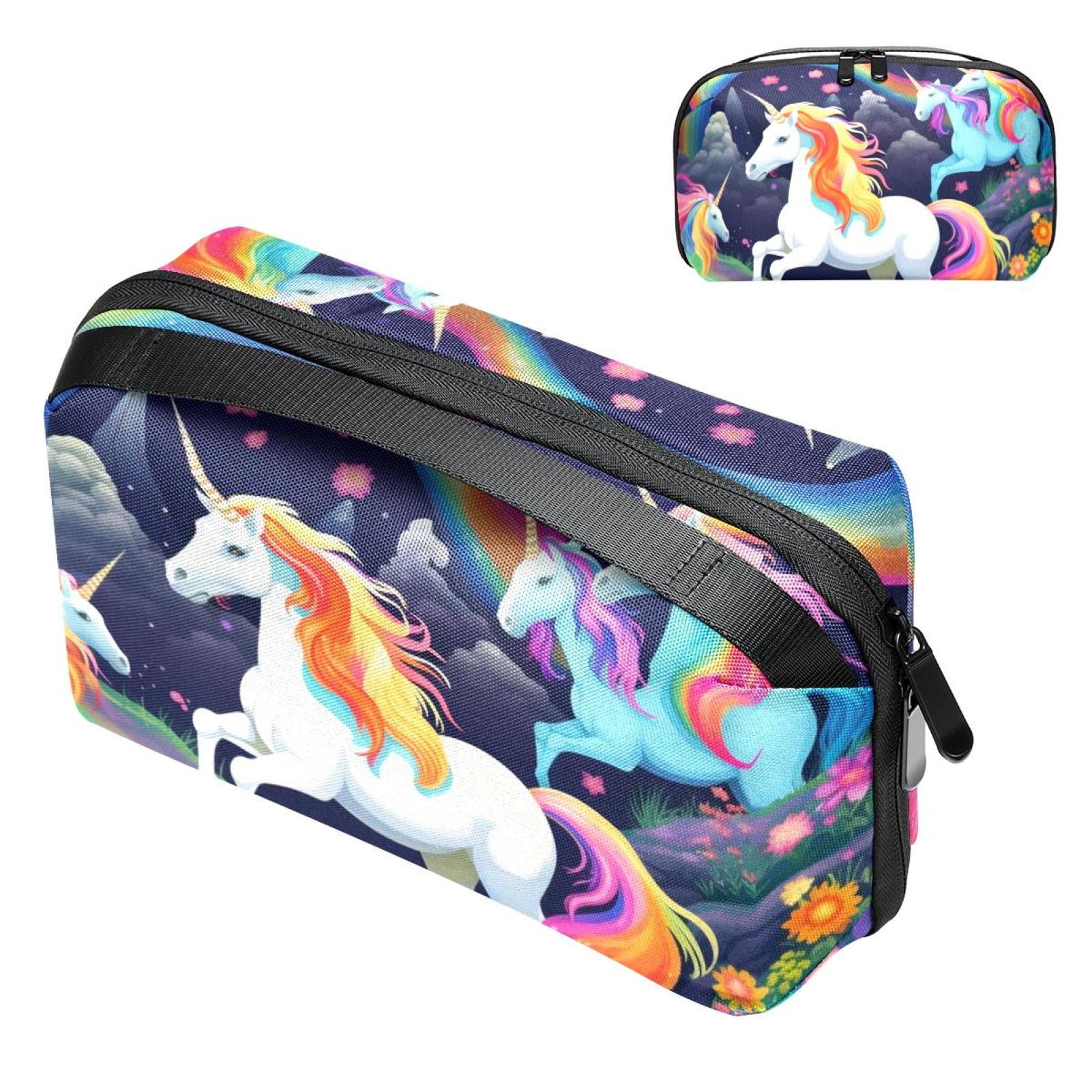 Unicorn Digital Pouch with Oxford Cloth, Waterproof Travel Organizer ...
