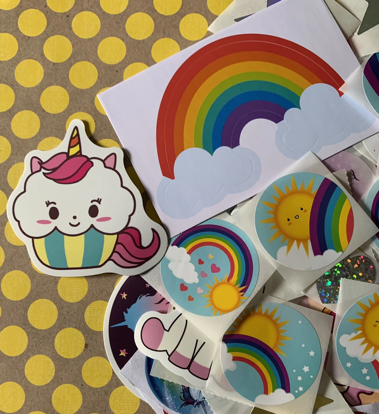 Unicorn Favor Bag Of 50 - 1.5” Stickers No Repeats Teacher Reward ...