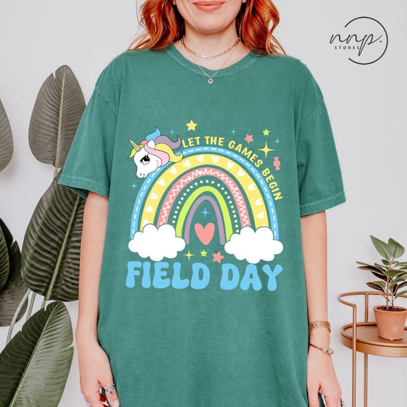 Unicorn Field Day Tee – Let The Games Begin, School Fun Day, Teacher ...
