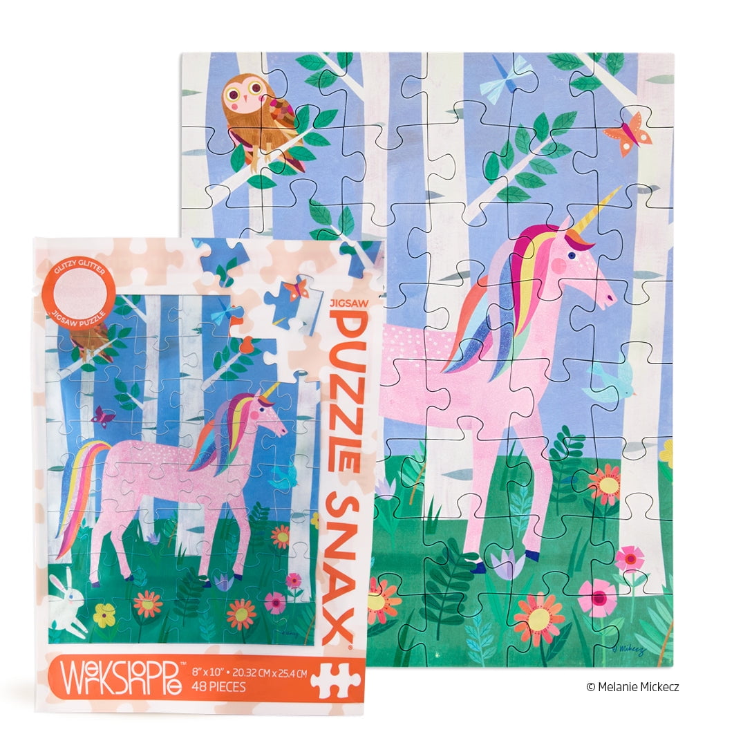 Unicorn Forest 48 Piece Kids Puzzle Snax - Walmart.com