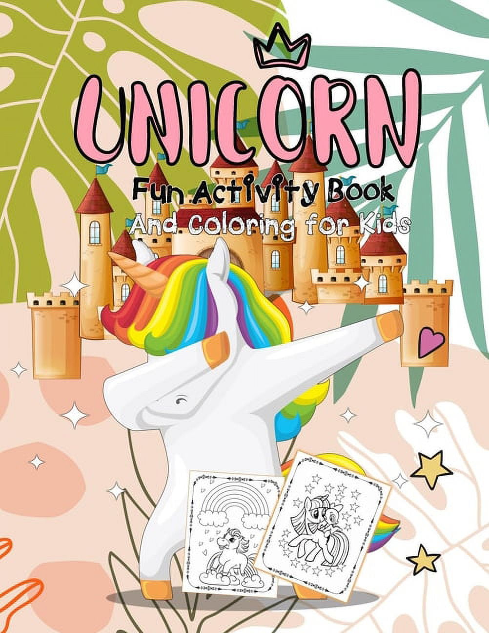 Unicorn Fun Activity Book And Coloring for Kids : Colouring Book for ...