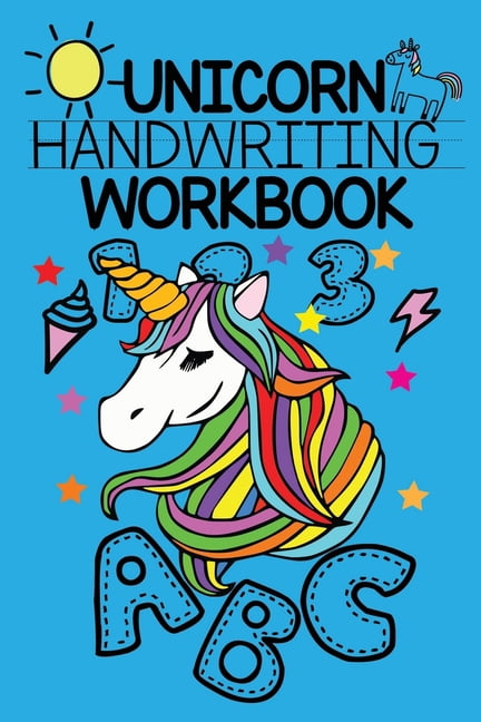 Unicorn Handwriting Workbook: Unicorn Handwriting Practice Letter ...