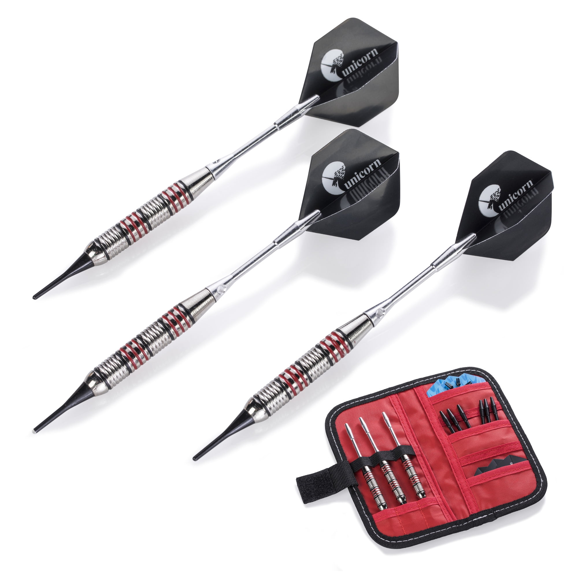 Unicorn High-Quality, Recreational Soft 500 Dart Set Includes Barrels ...