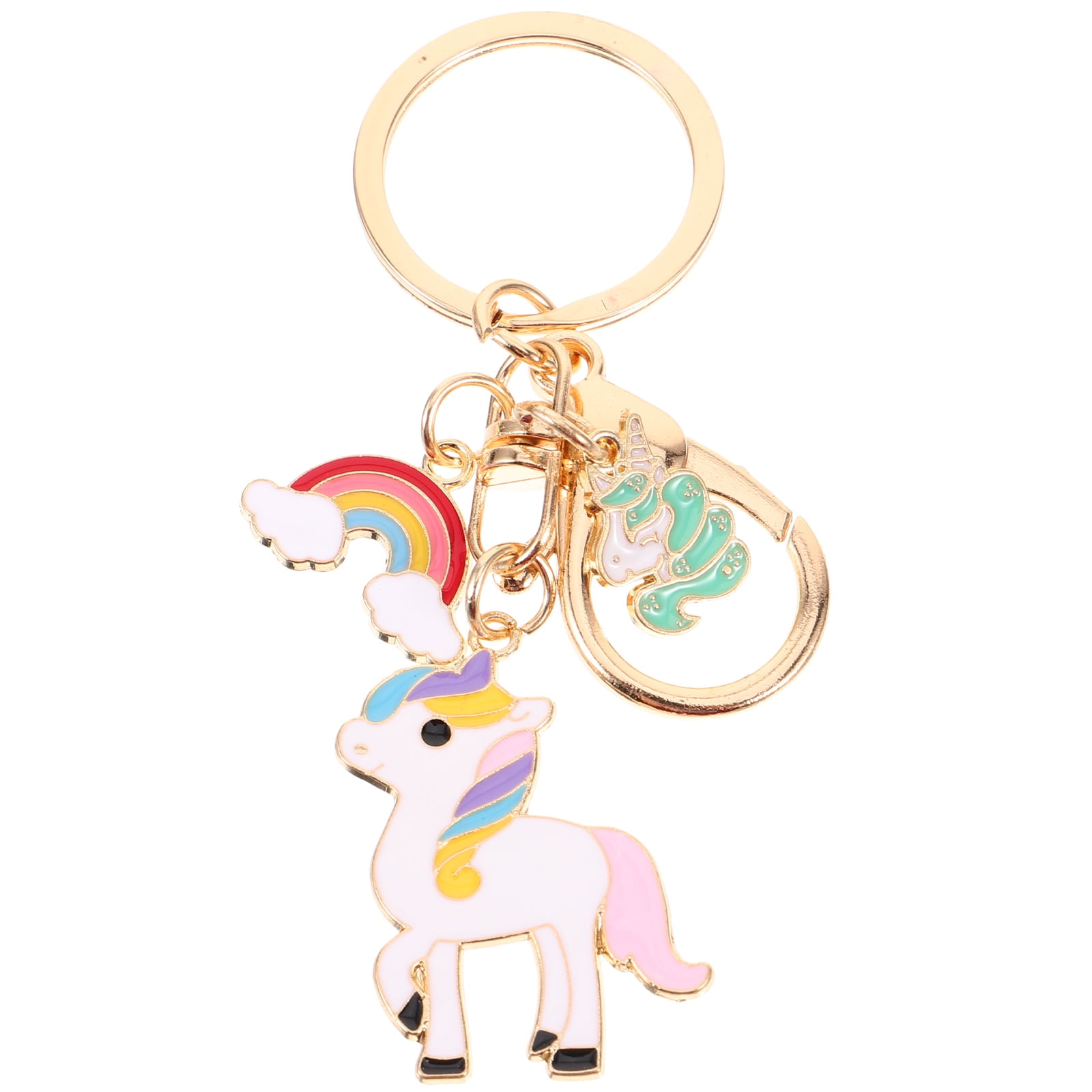 Unicorn Keychain Key Fob Key Chains Women Backpack Keychains for Girls ...
