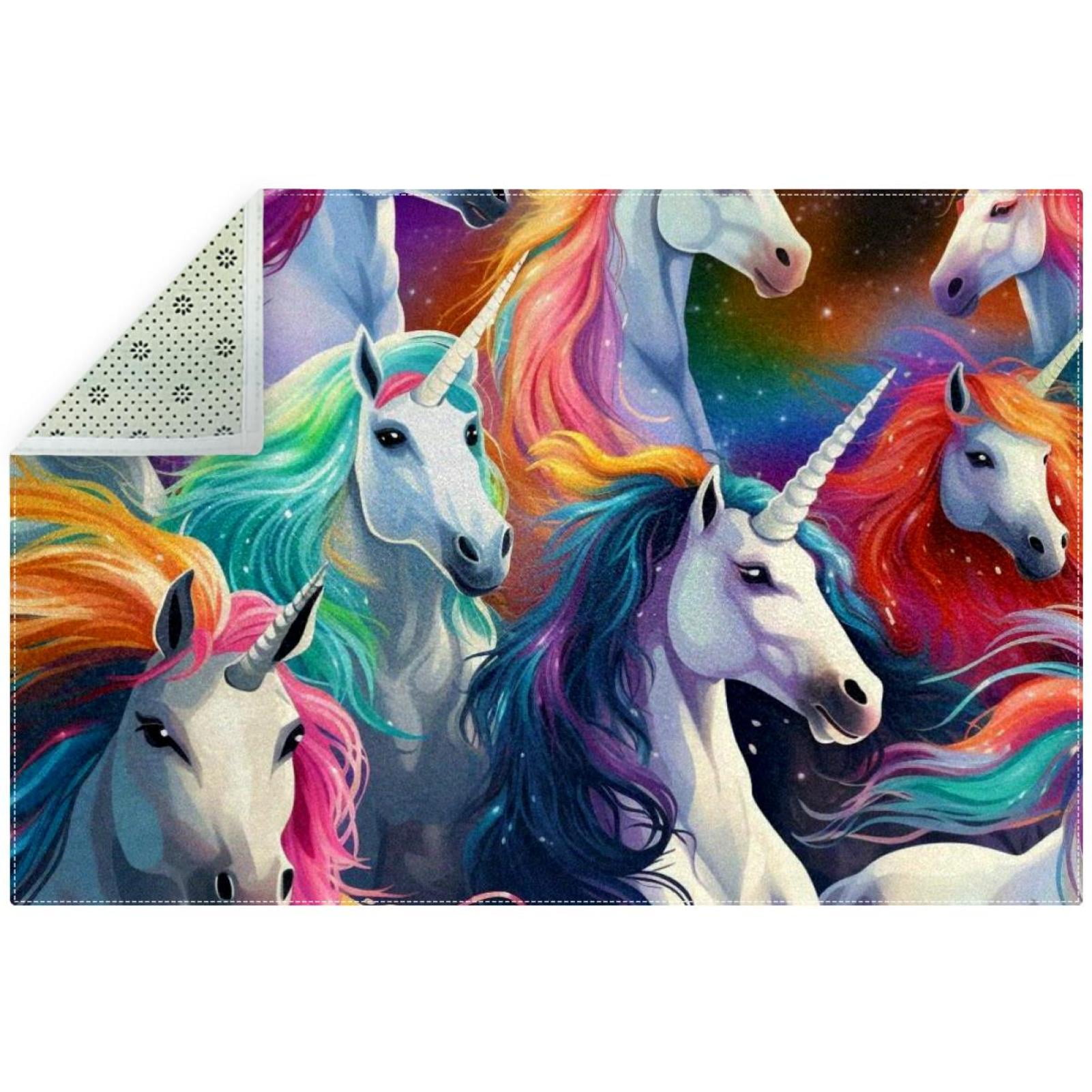 Unicorn Kitchen Mat | Comfortable Polyester Floor Mat for Standing ...