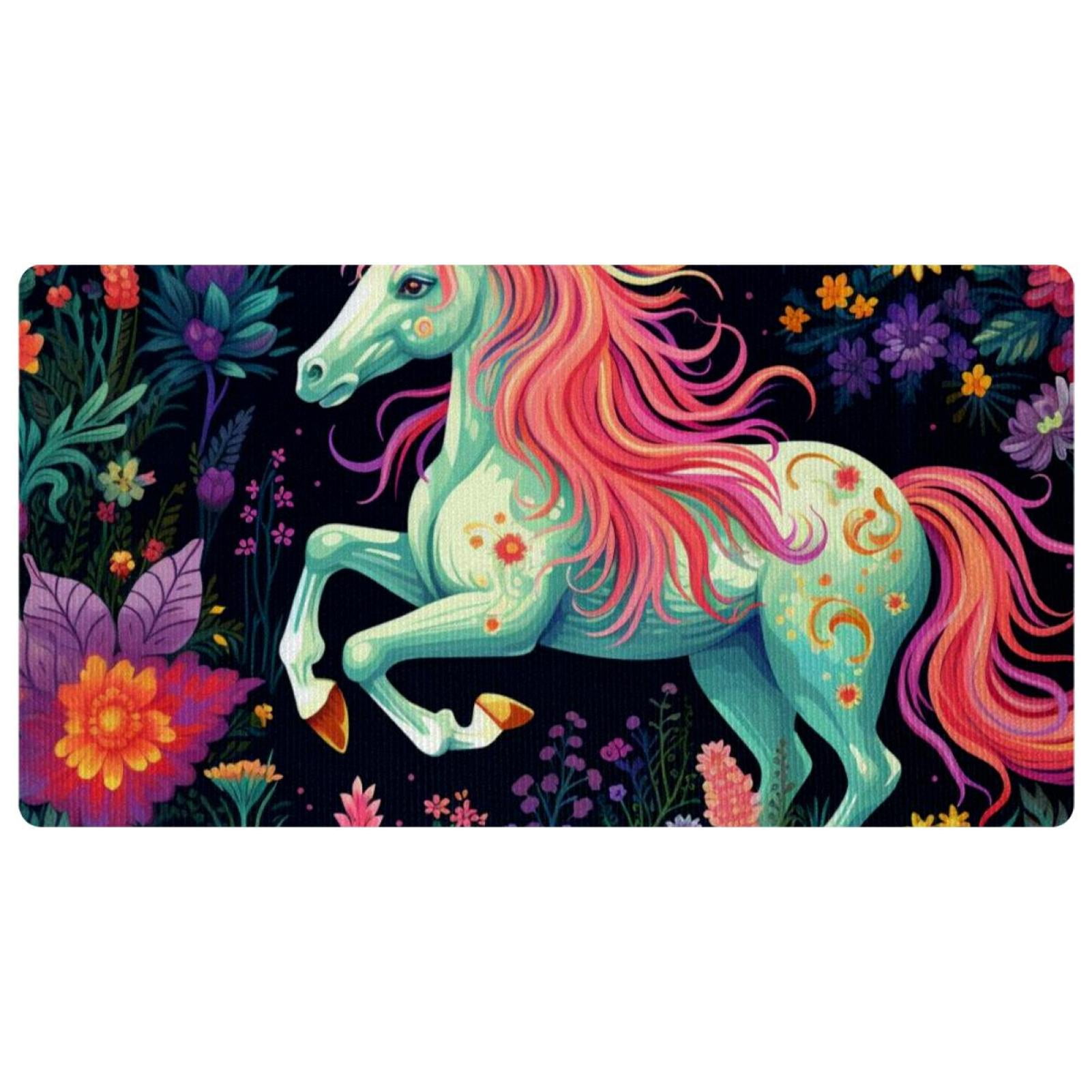 Unicorn Kitchen Rug, Washable Kitchen Rugs , Runner Mat for Floor ...