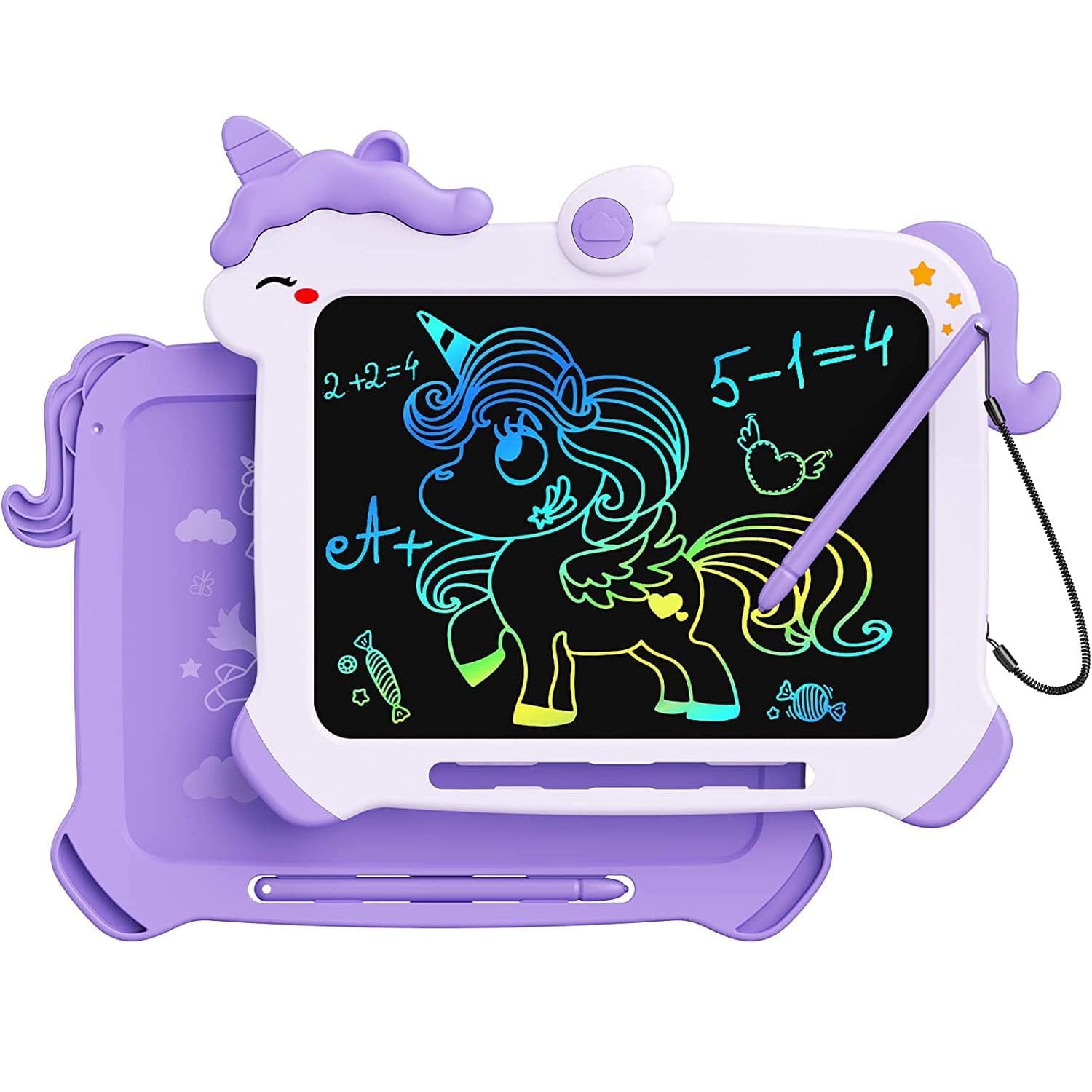 Unicorn LCD Writing Tablet for Kids, 8.5-inch Mess-Free Drawing Pad ...