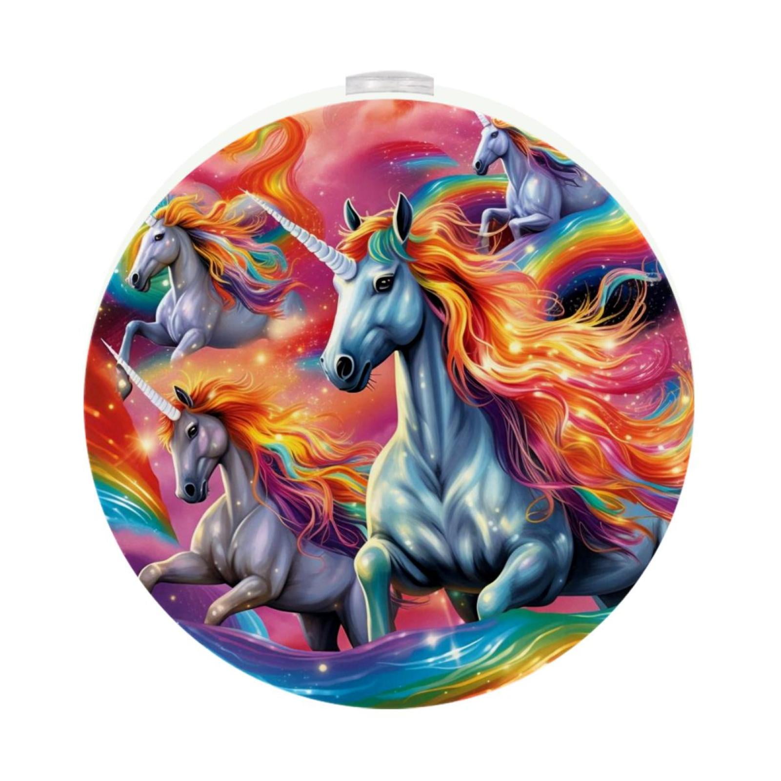 Unicorn LED Round Night Light-2PCS: Compact and Energy-Efficient ...