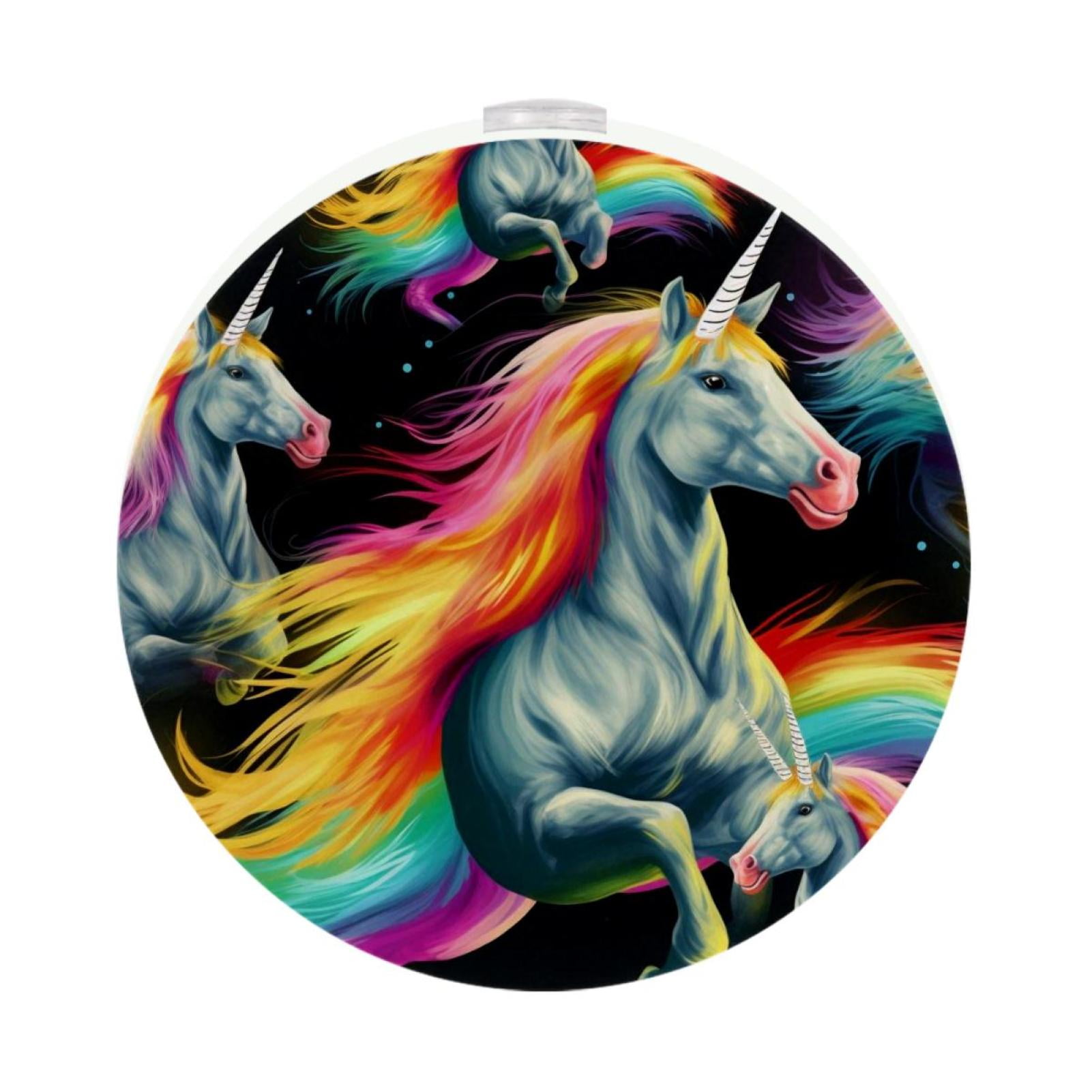 Unicorn LED Round Night Light-2PCS: Compact and Energy-Efficient ...