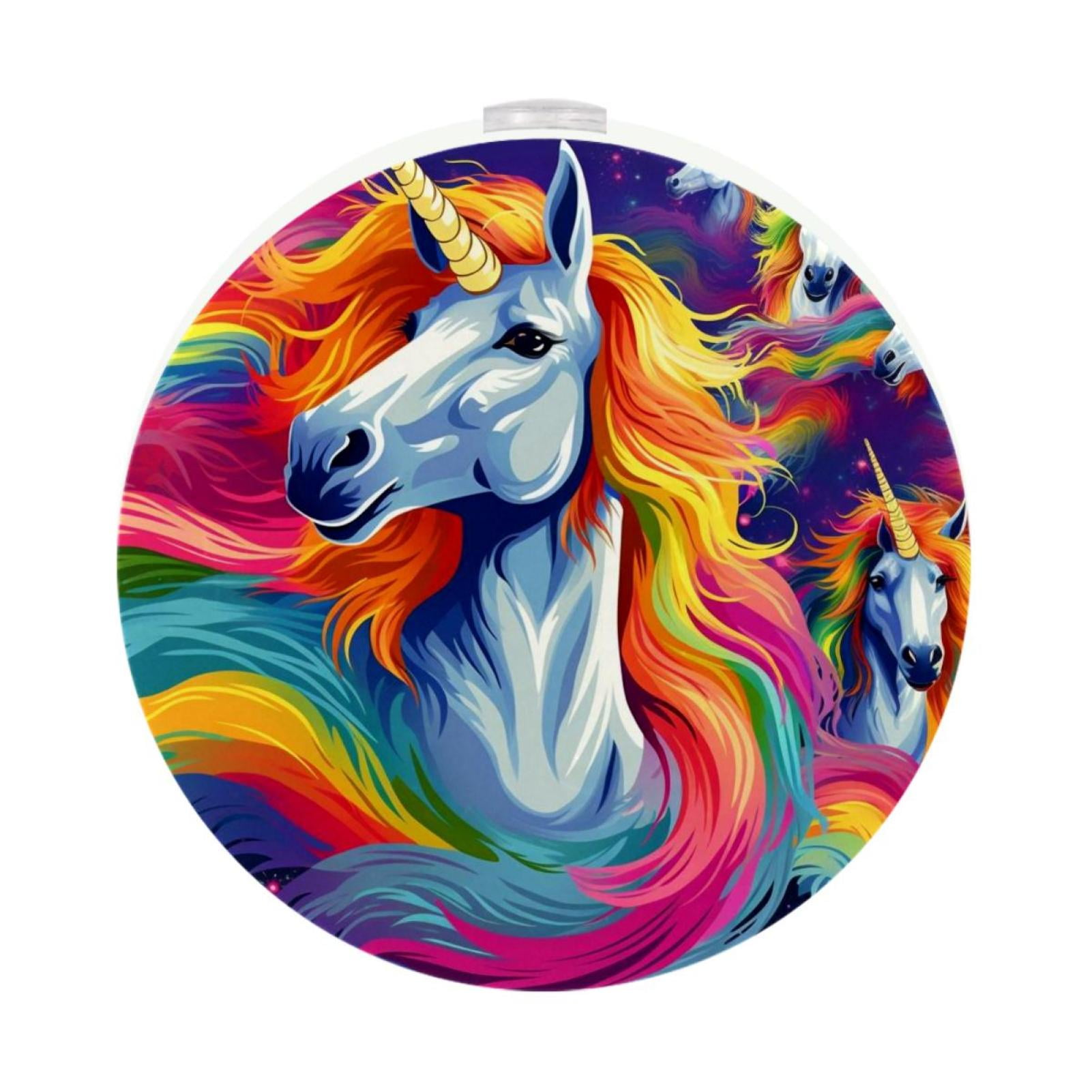 Unicorn LED Round Night Light-2PCS: Compact and Energy-Efficient ...