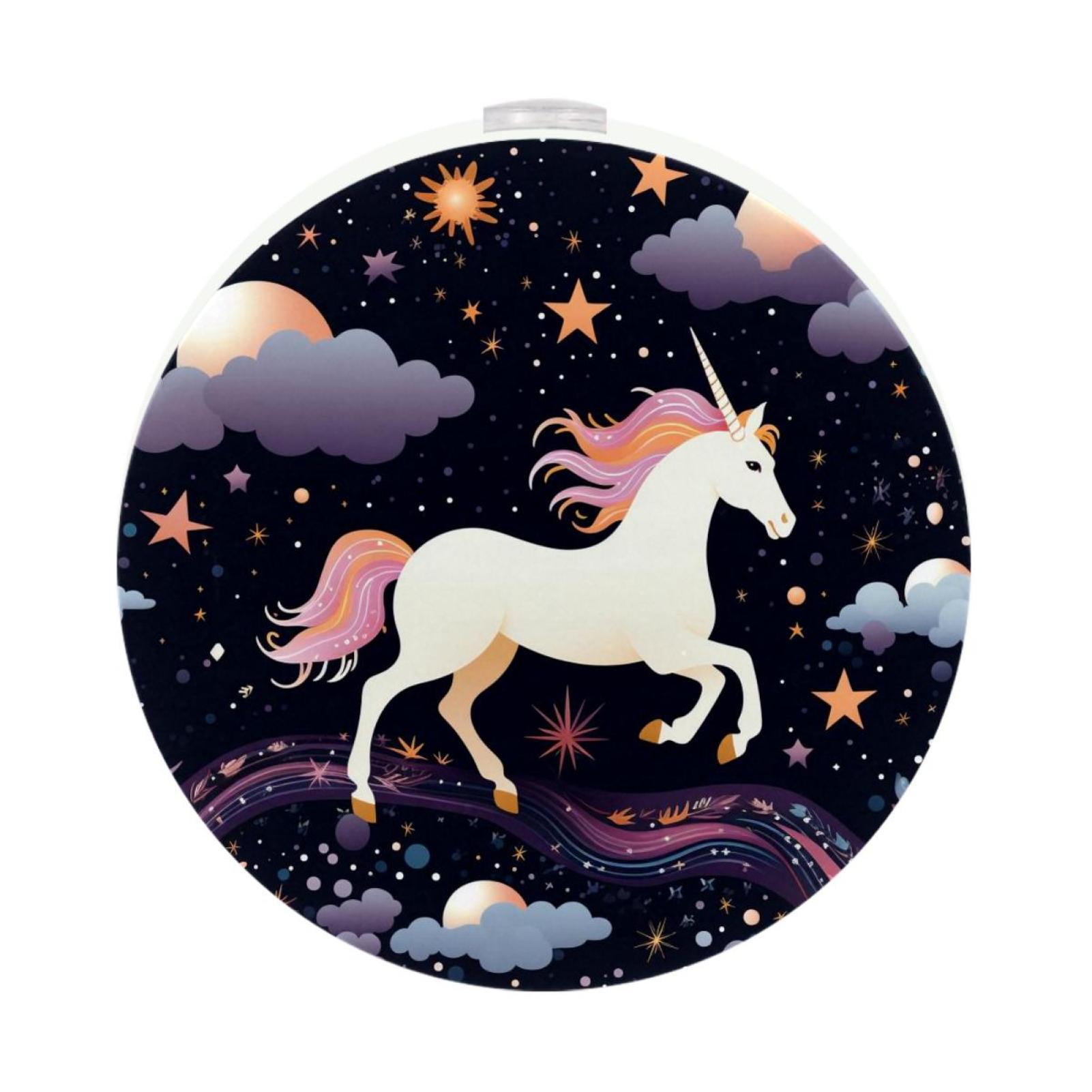 Unicorn LED Round Night Light (2PCS) – Energy Efficient Plug-in Lamp ...
