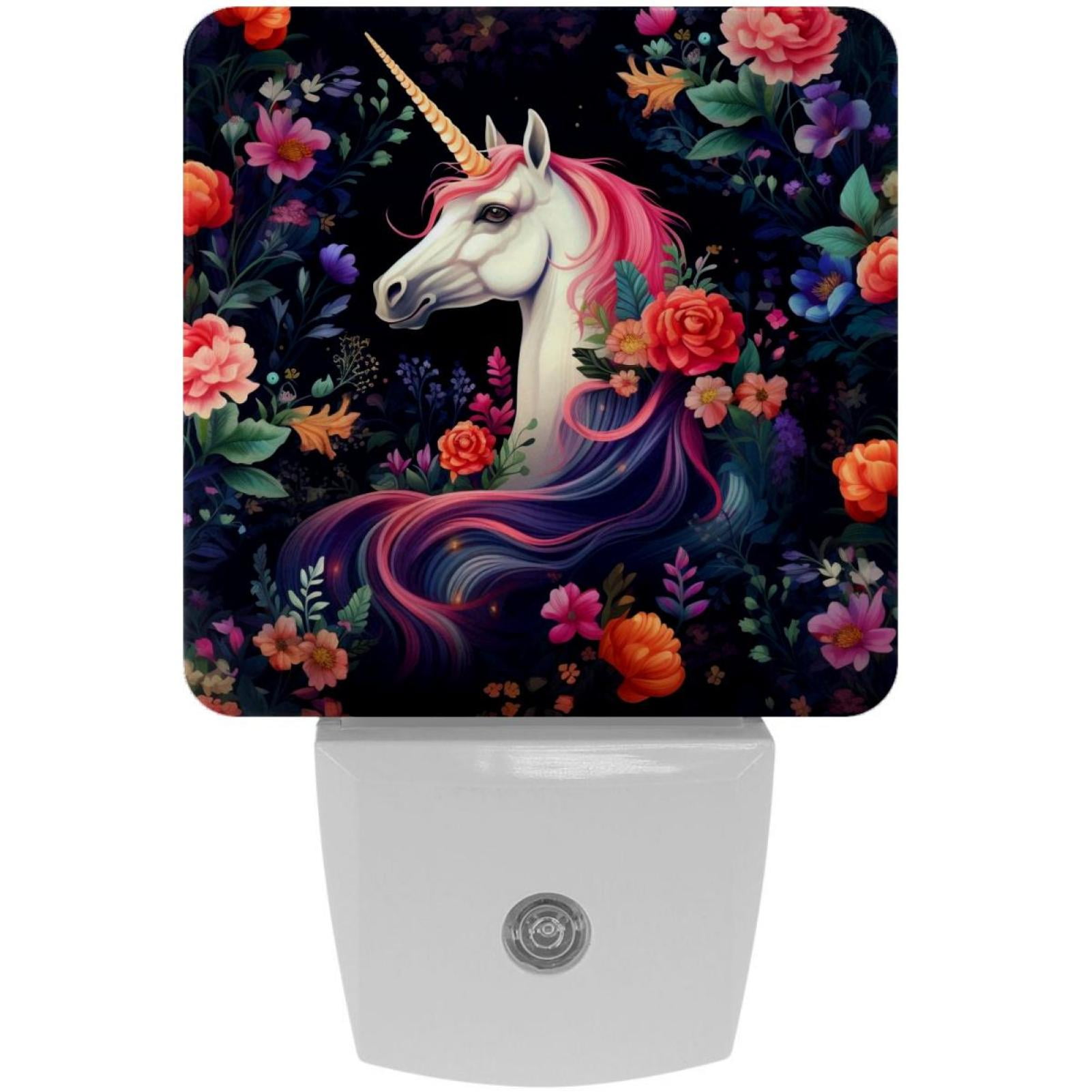 Unicorn LED Square Night Lights - Bedside Lighting Solution for a ...