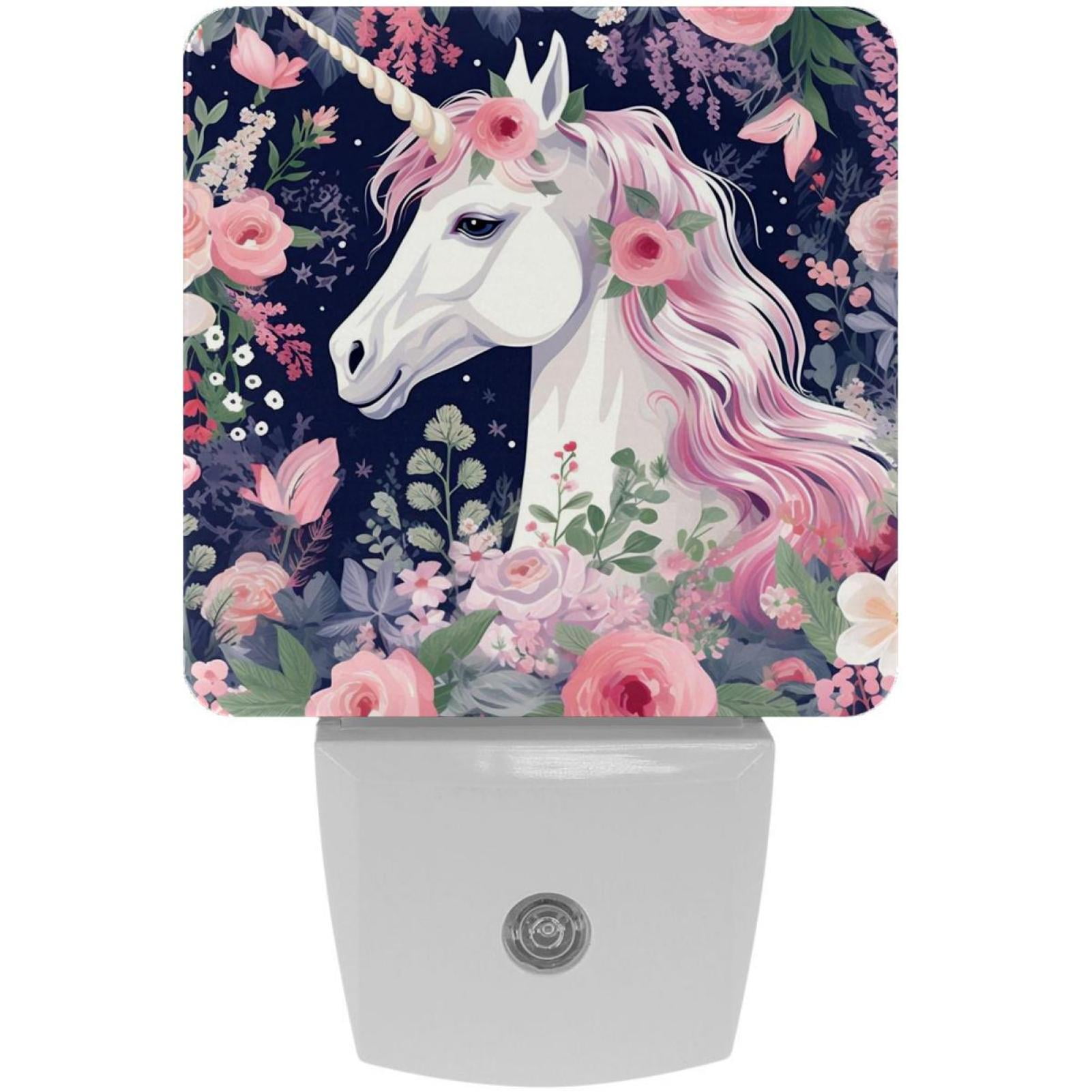 Unicorn LED Square Night Lights- Modern and Energy Efficient Bedside ...