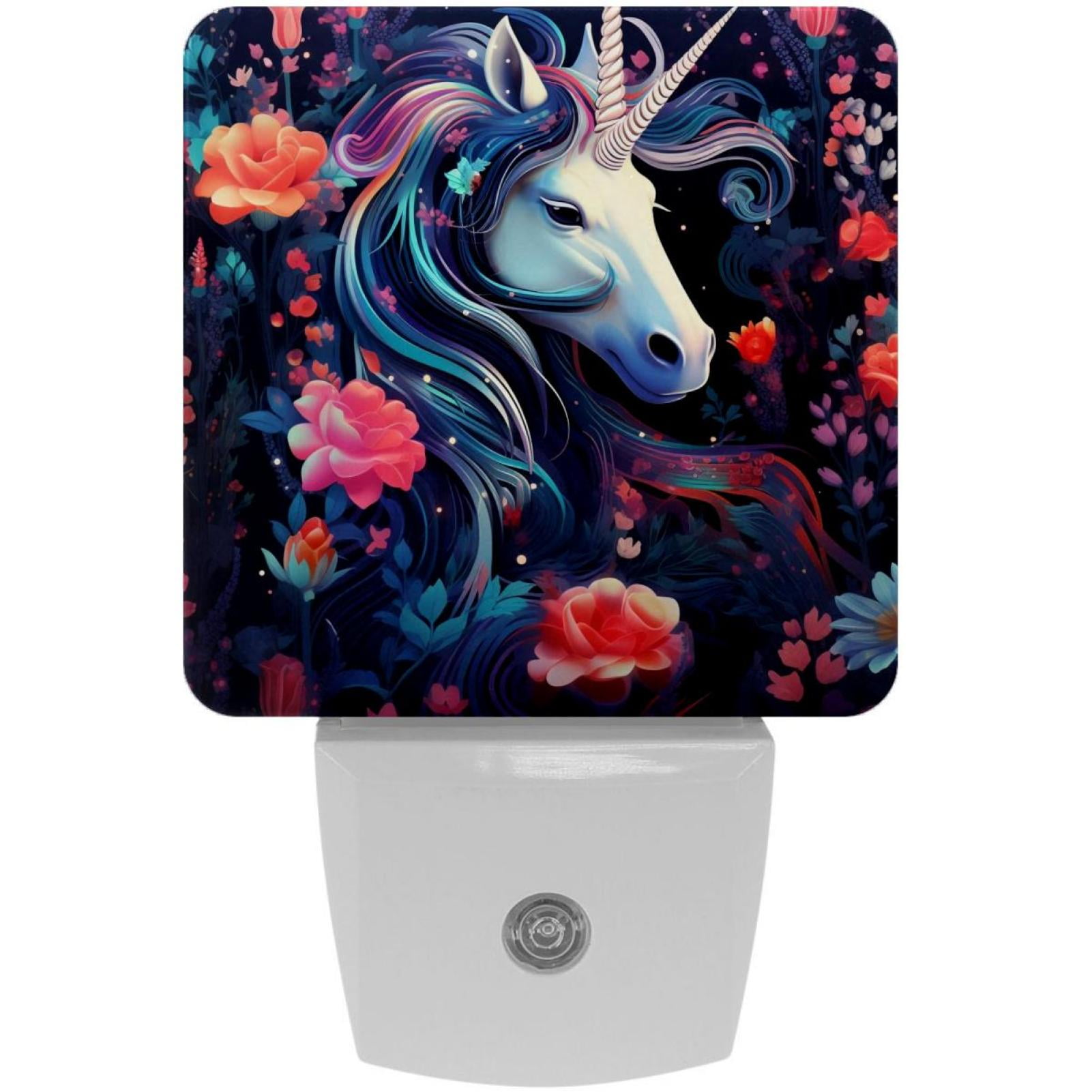 Unicorn LED Square Night Lights- Modern and Energy Efficient Bedside ...