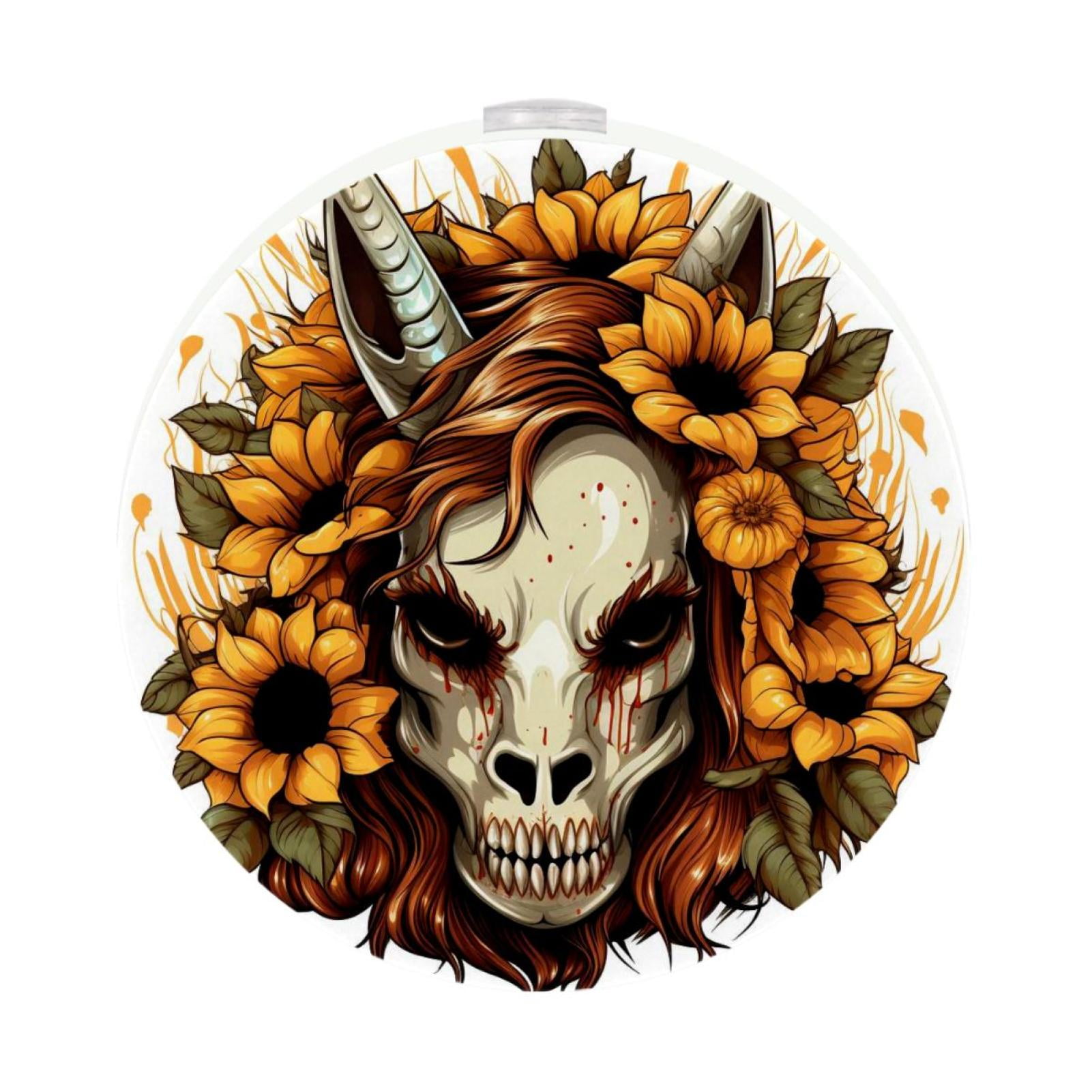 Unicorn Led Round Night Light-2pcs, Gentle Glow Plug in Wall Lamp for ...