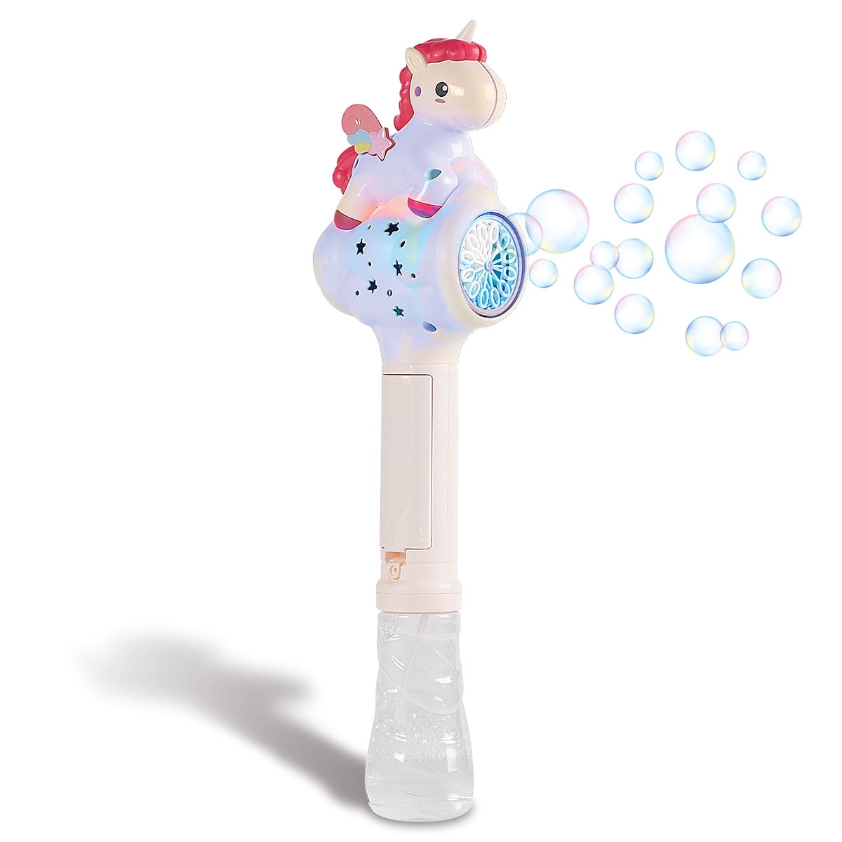 Unicorn Light-Up Bubble Wand, Plastic 11 Inch, Outdoor Fun, Gifts ...
