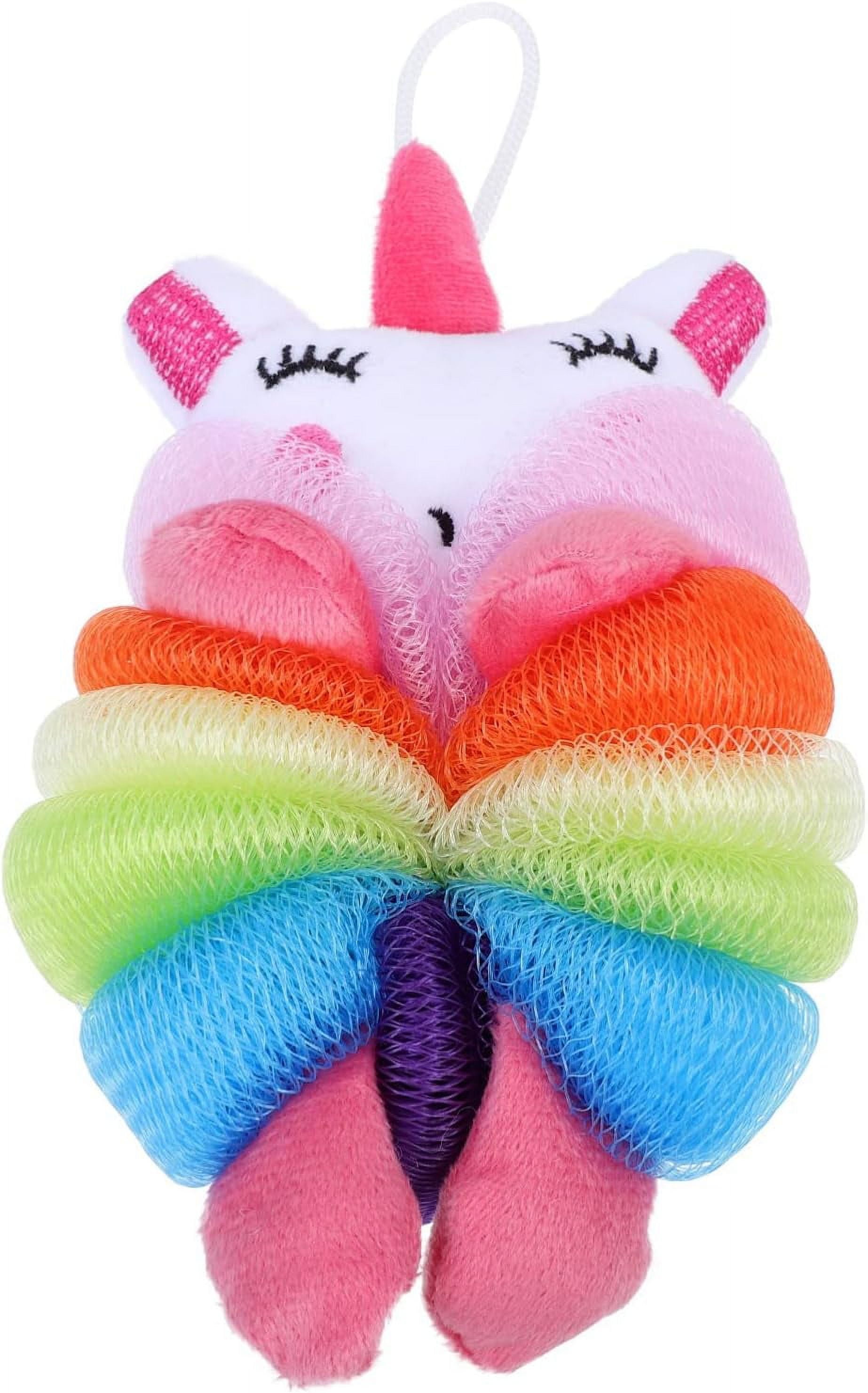 Unicorn Loofah Sponge Cartoon Unicorn Bath Sponge Shower Sponge Unicorn ...