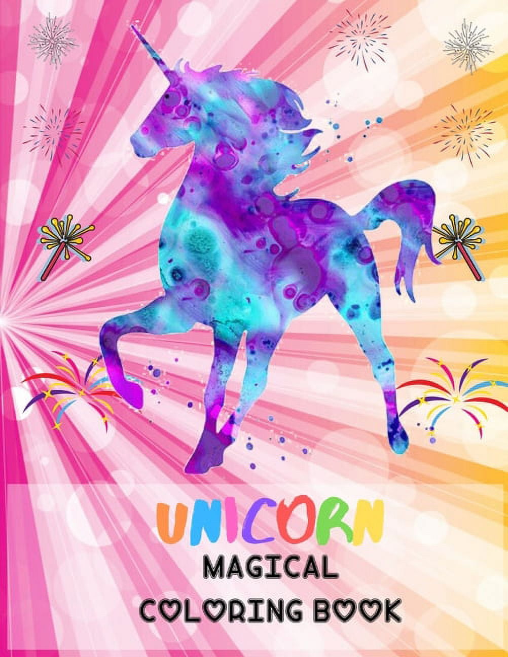 Unicorn Magical Coloring Book: Magical Unicorn Coloring Books for Kids ...