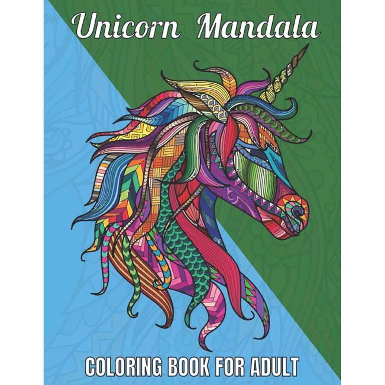 mandala unicorn coloring pages