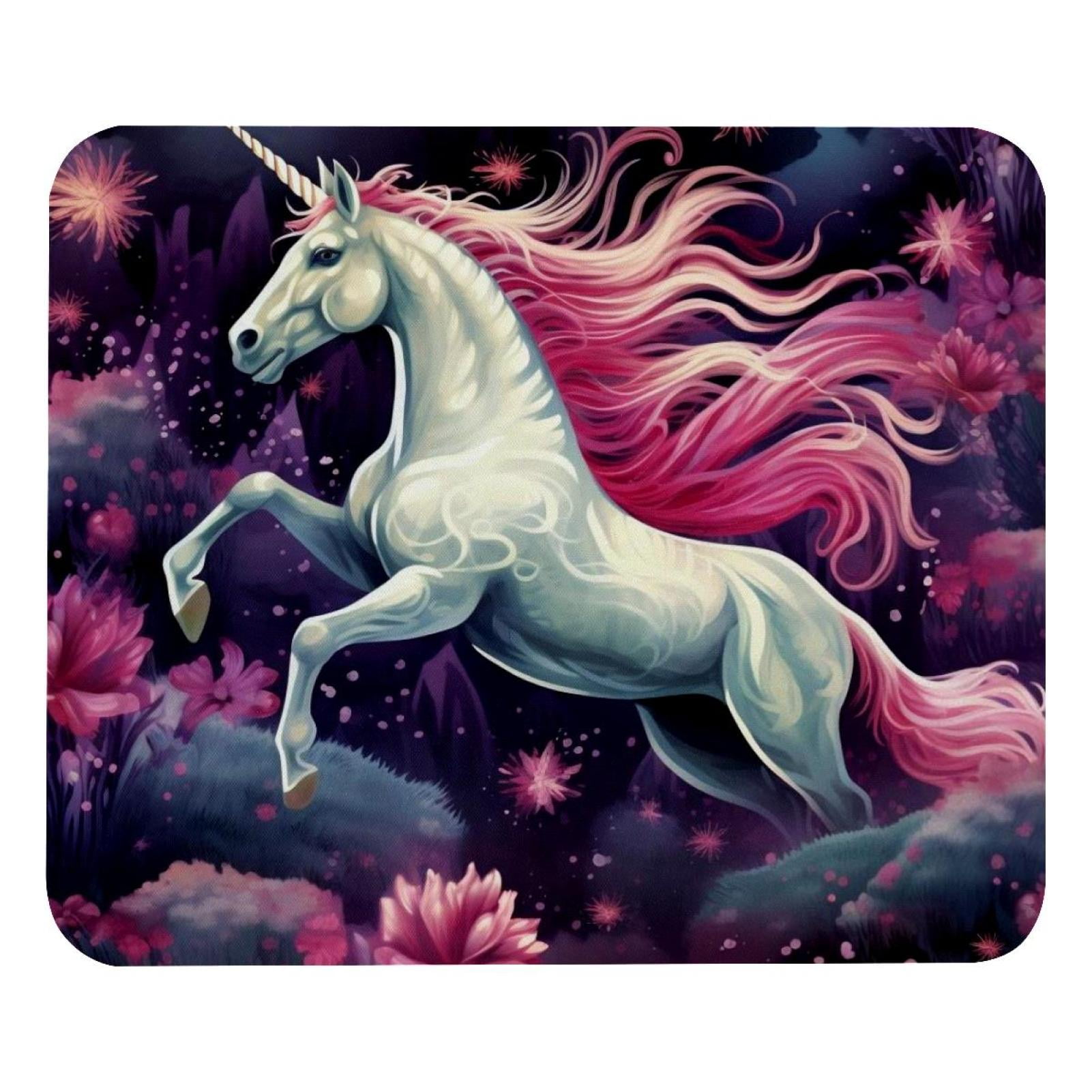 Unicorn Mouse Pad, Cloth with Rubberized Base - Walmart.com