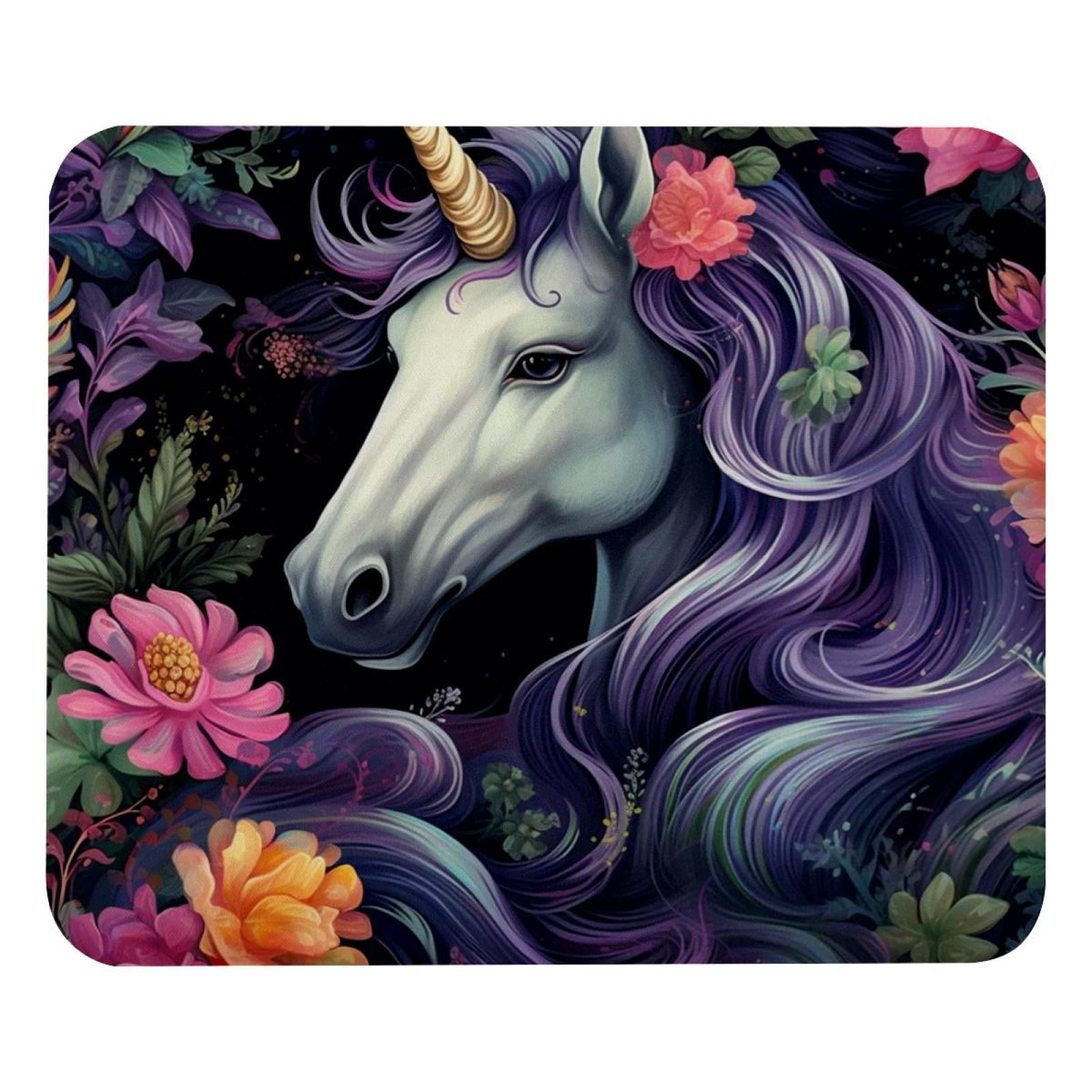 Unicorn Mouse Pad for Wireless Mouse Home Office Desk Laptop with ...