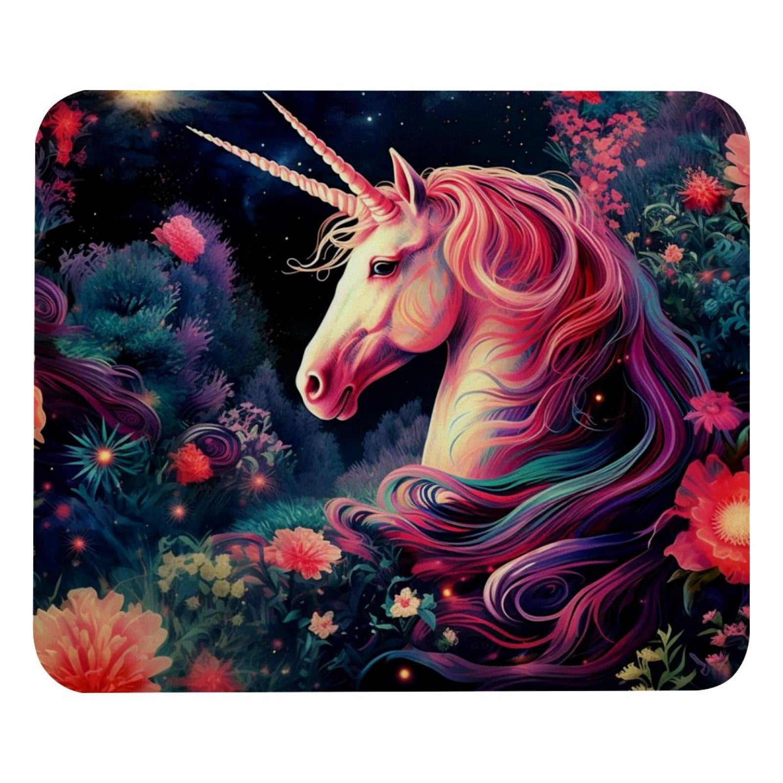 Unicorn Mouse Pad for Wireless Mouse Home Office Desk Laptop with ...
