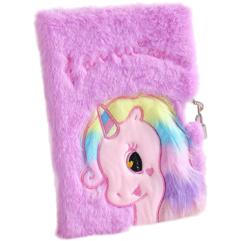 Unicorn Notebook The Plush Cute Notebooks for Girls Student Child ...