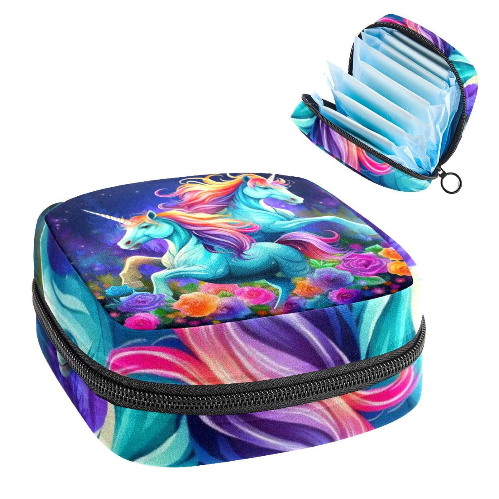 Unicorn Pad Bag, Sanitary Napkin Pouch, Small Pouch, Makeup Brush Pouch ...